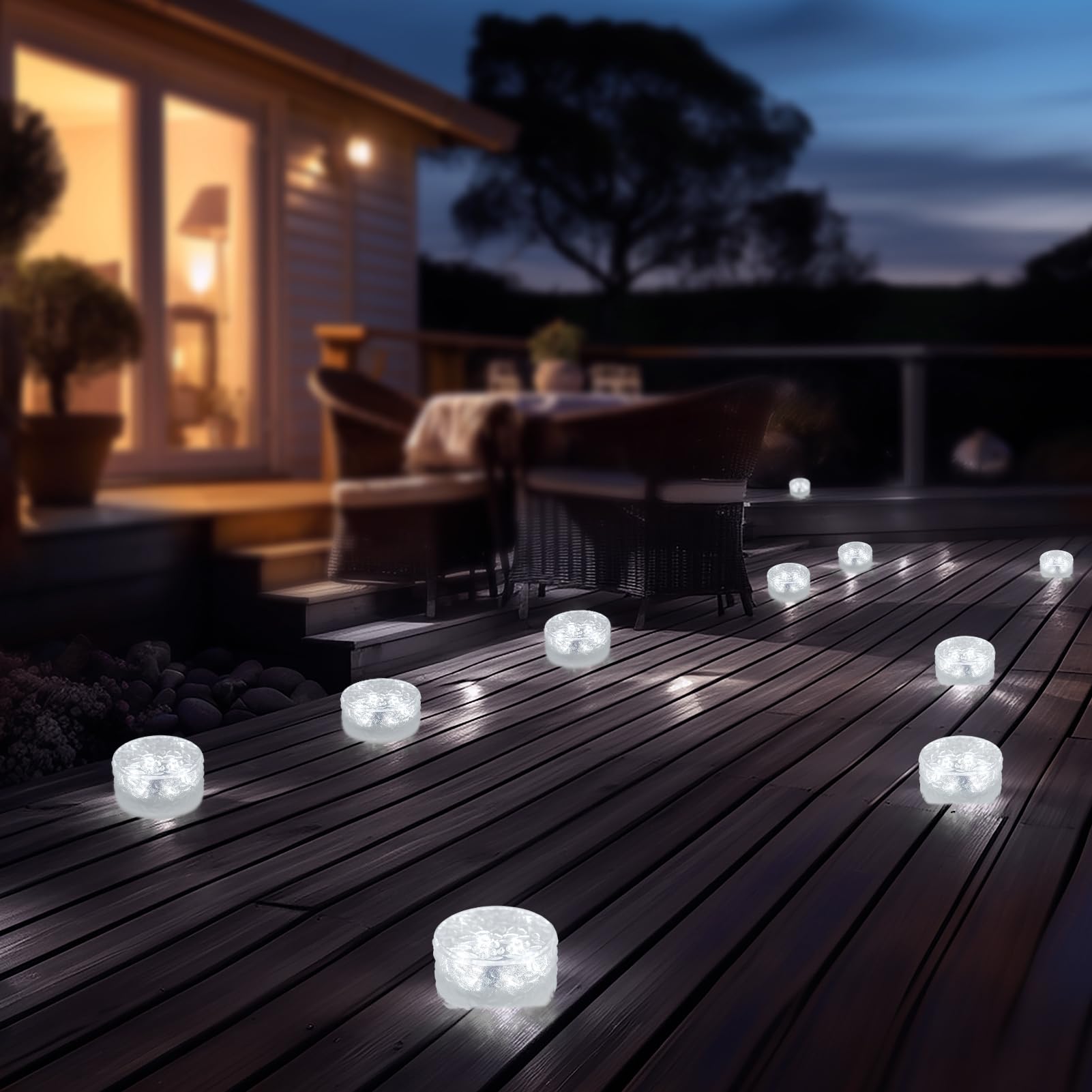 Snapklik.com : Solar Brick Lights-Outdoor Solar Lights For Yard-Solar ...