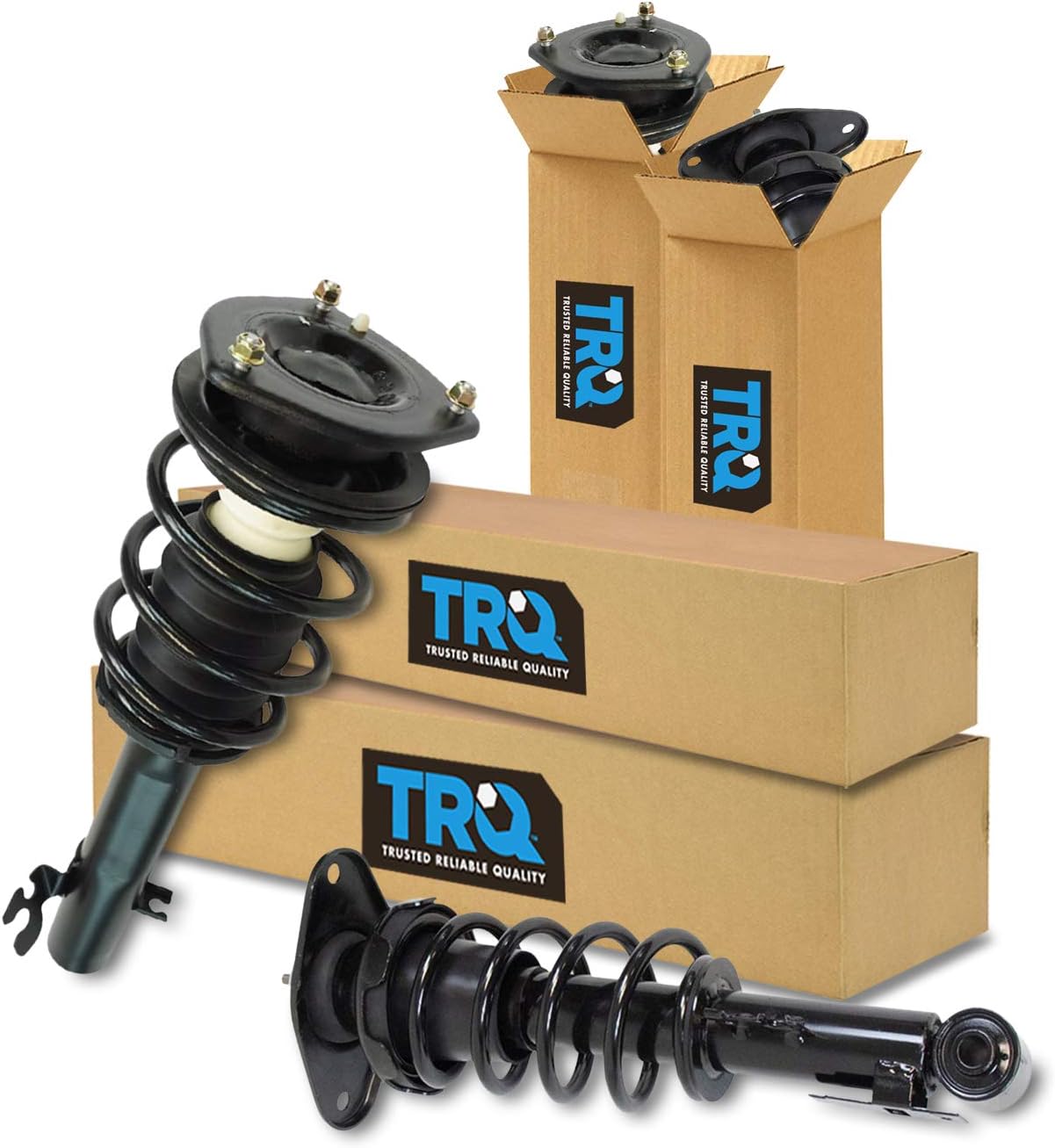 Amazon.com: TRQ Front and Rear Complete Strut Assembly & Shock Absorber ...