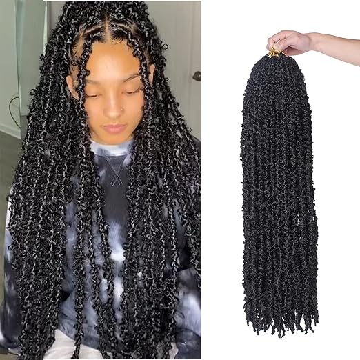 Amazon.com : ZRQ Butterfly Locs Crochet Hair 36 Inch 6 Packs Pre Looped ...