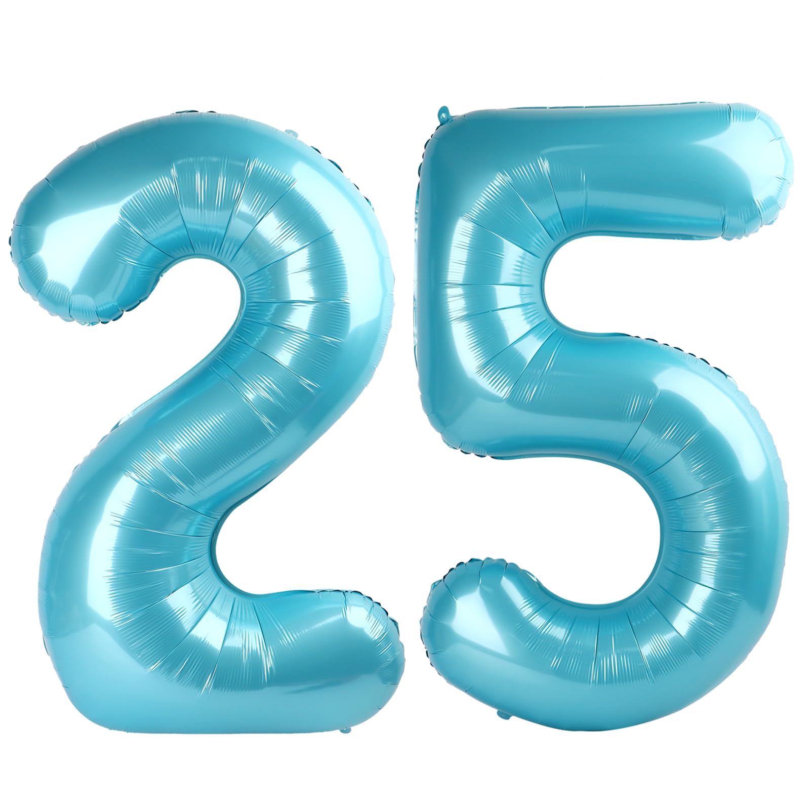 Snapklik.com : Pearlescent Blue Number 25 Balloon 40 Inch, 25 Number ...