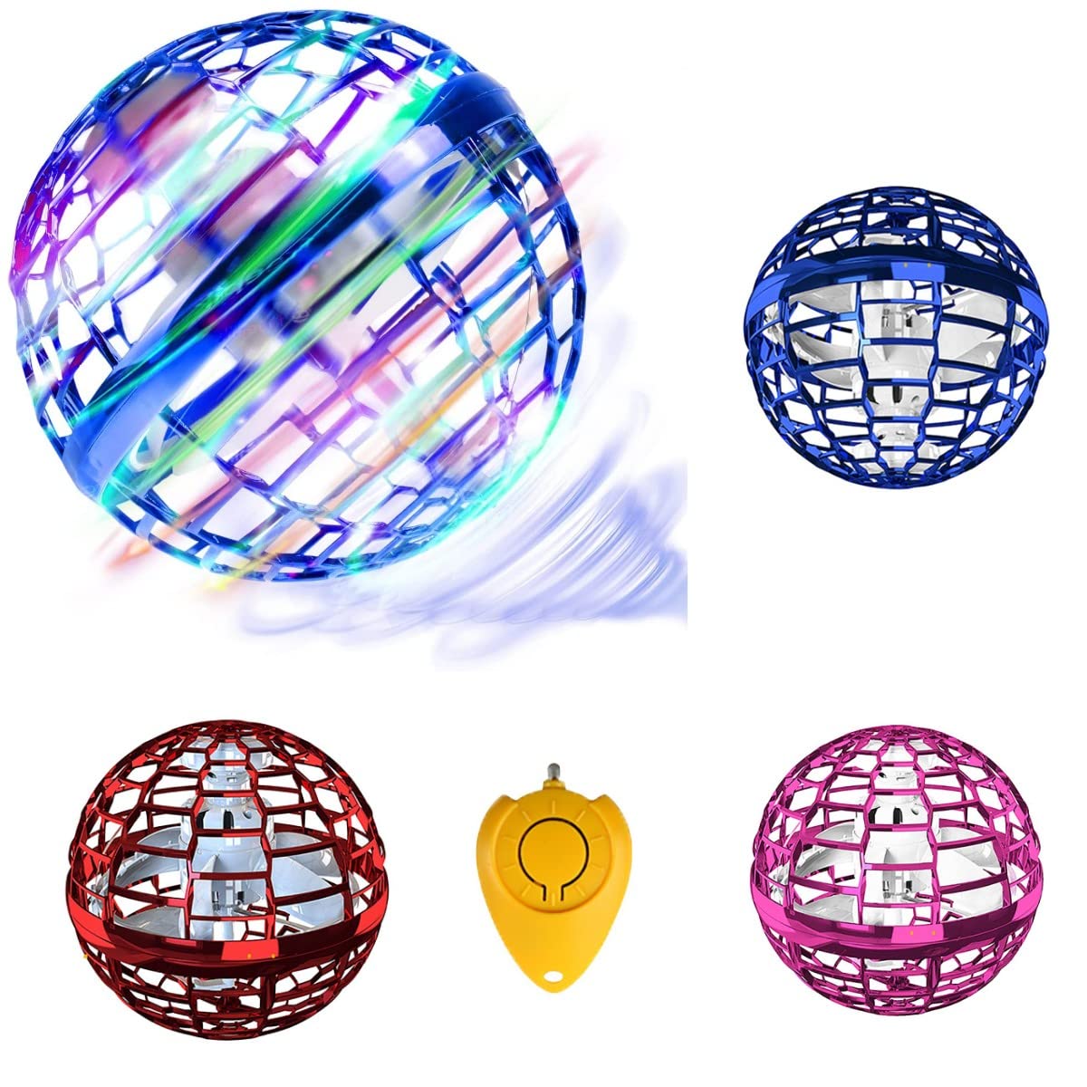 Flying Ball Toys Flying Orb Hover Ball Flying Spinner Ball | Desertcart ...