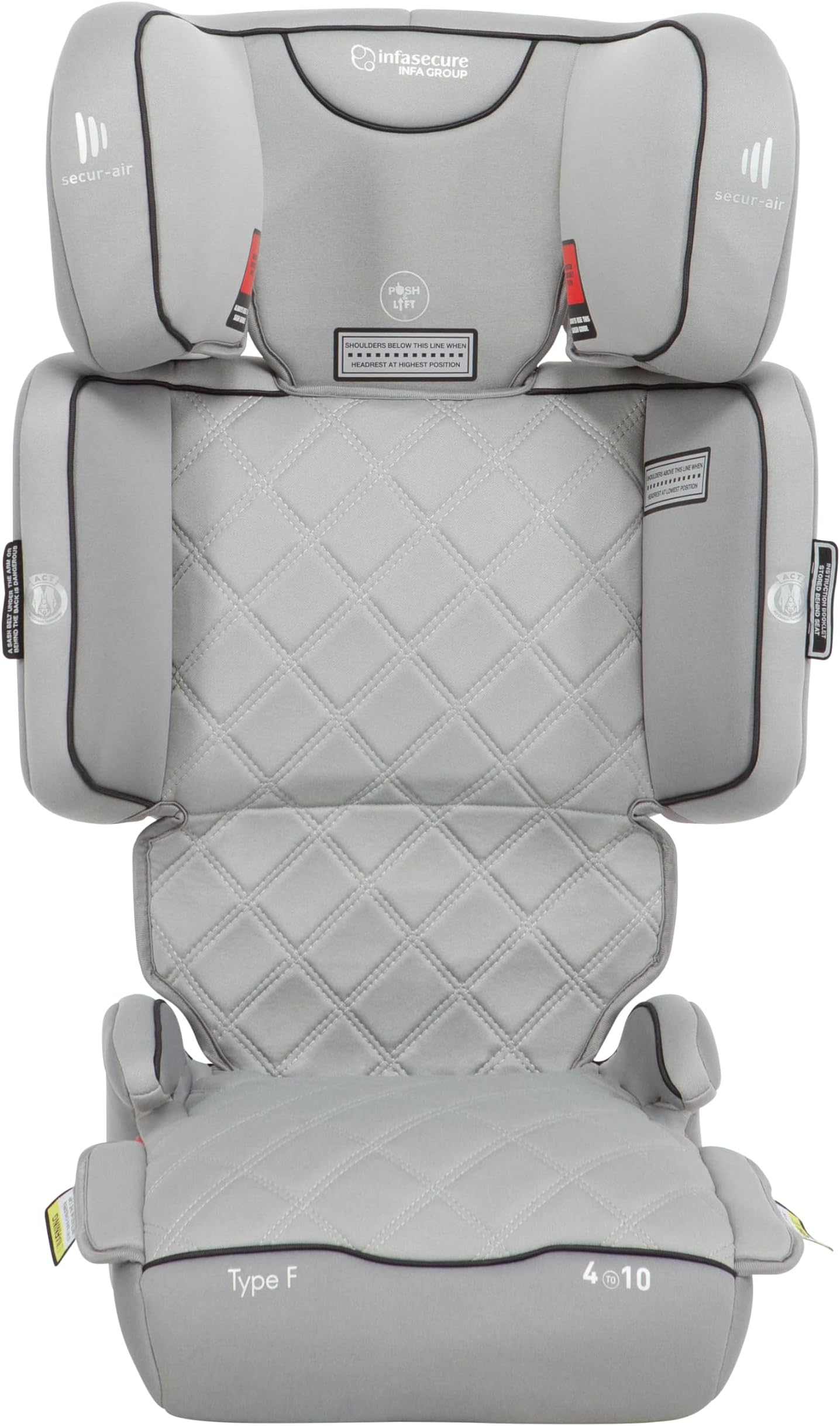 Mother's Choice Convertible Booster Kin AP Titanium Grey : Amazon.com ...