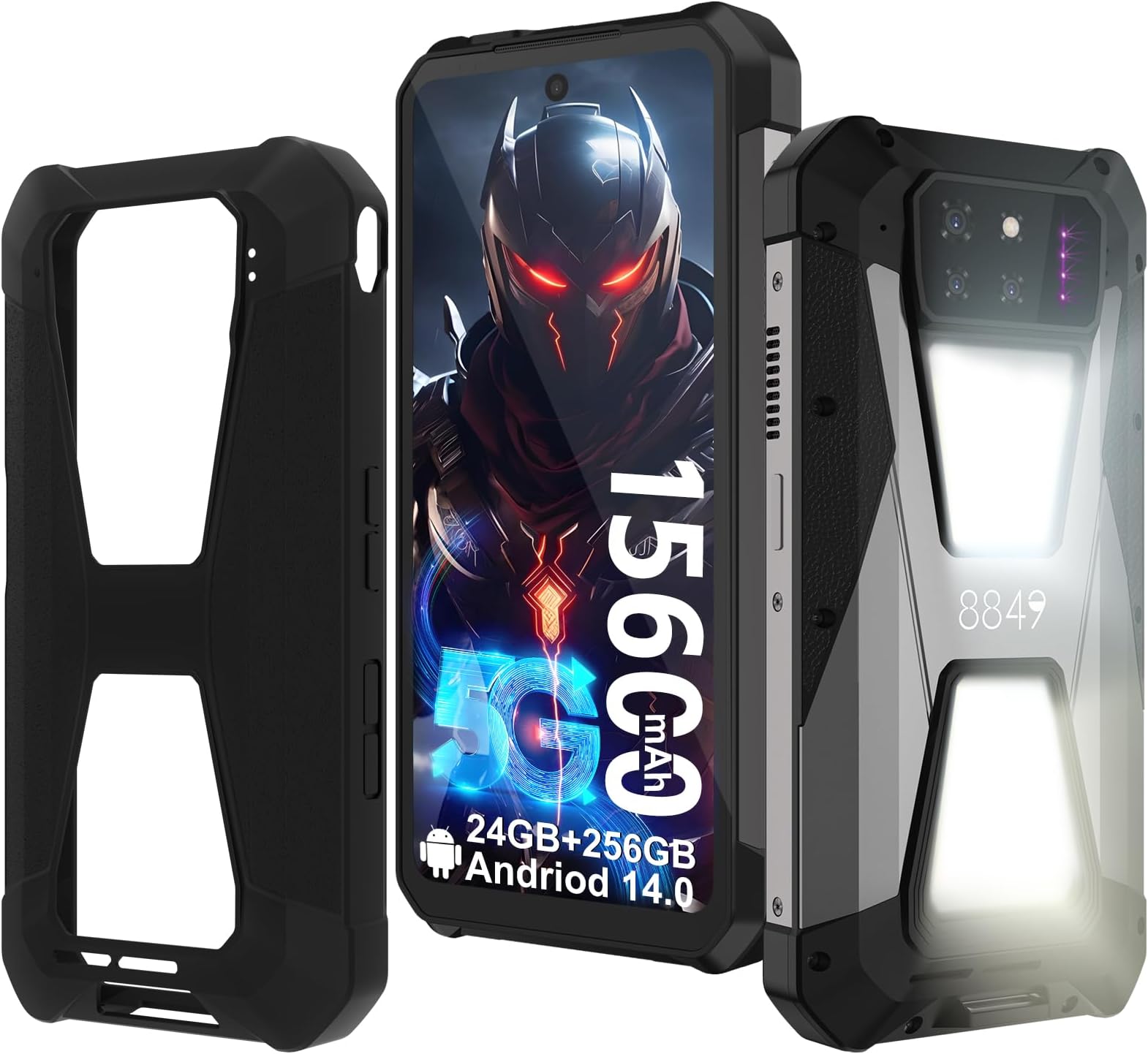 Amazon.com: 8849 Tank 3s 5G Rugged Smartphone, 15600mAh Android 14 ...