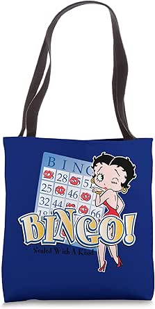 Amazon.com: Betty Boop Bingo Sealed With A Kiss! Tote Bag : Clothing ...