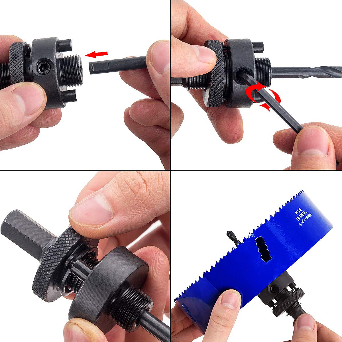 Snapklik.com : LANIAKEA 6.25 Hole Saw 6-1/4" Bi-Metal Hole Saw 159MM ...