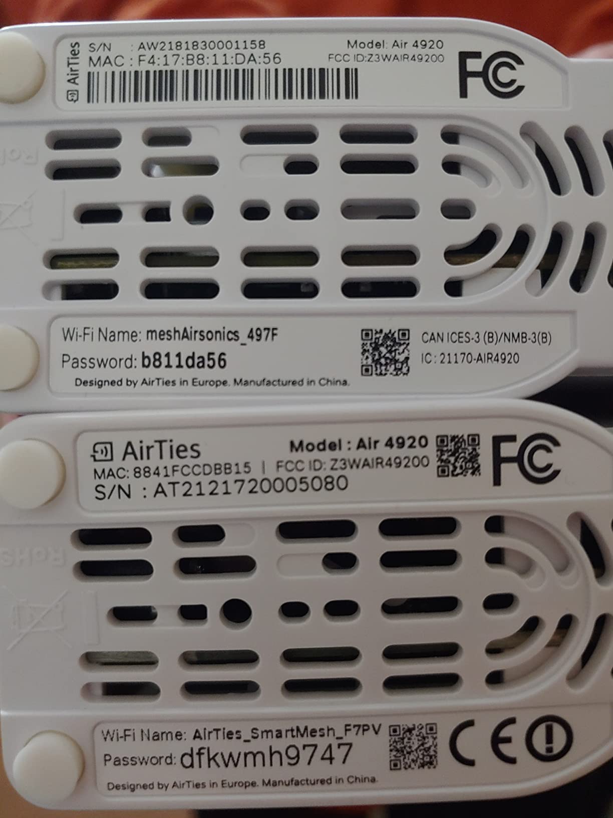 Amazon.com: AirTies Air 4920 SmartMesh 2.4GHz & 5GHz Wi-Fi Extender ...