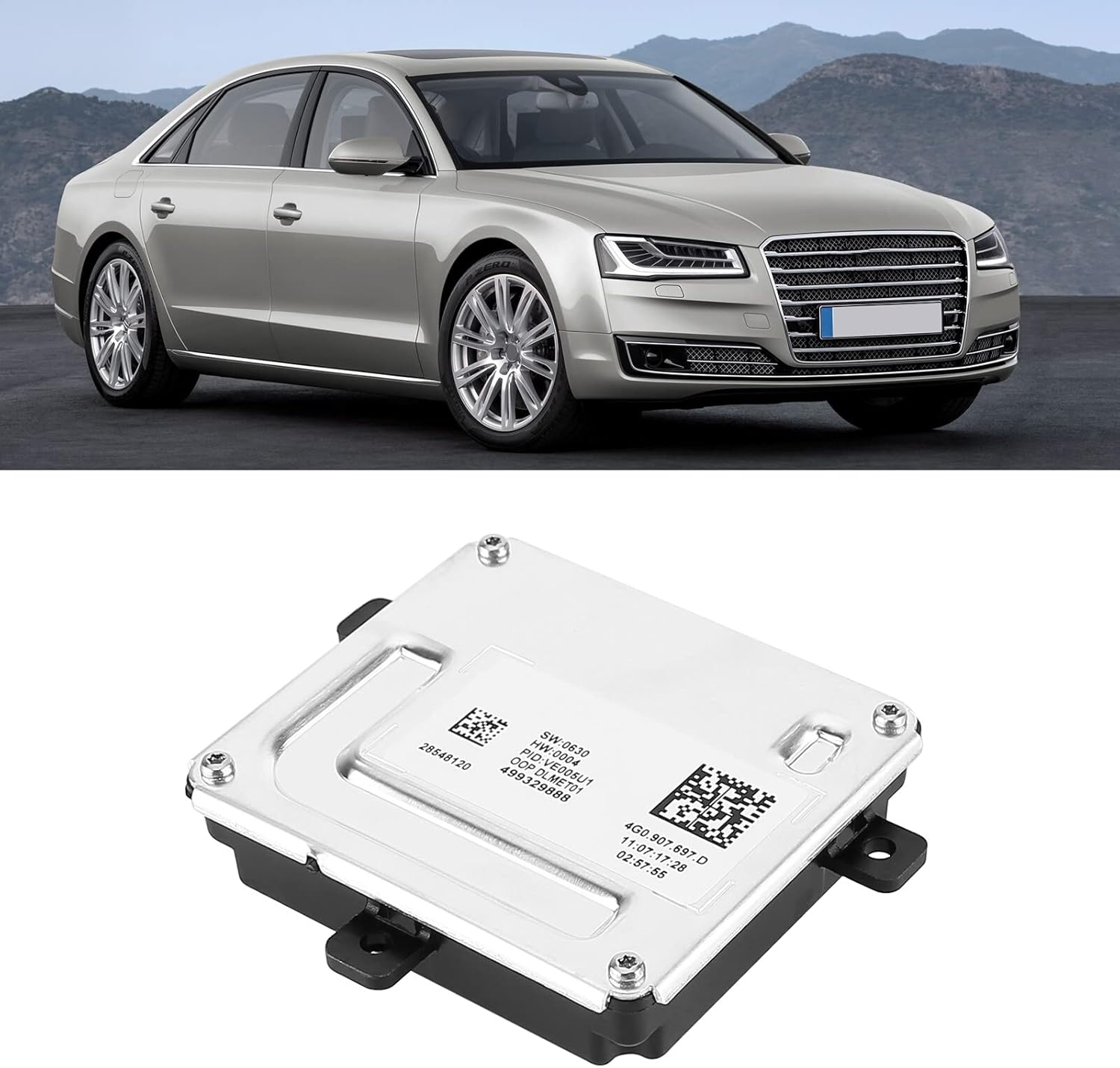 Amazon.com: moseiny 4G0907697D Daytime Running Light Module DRL Control ...