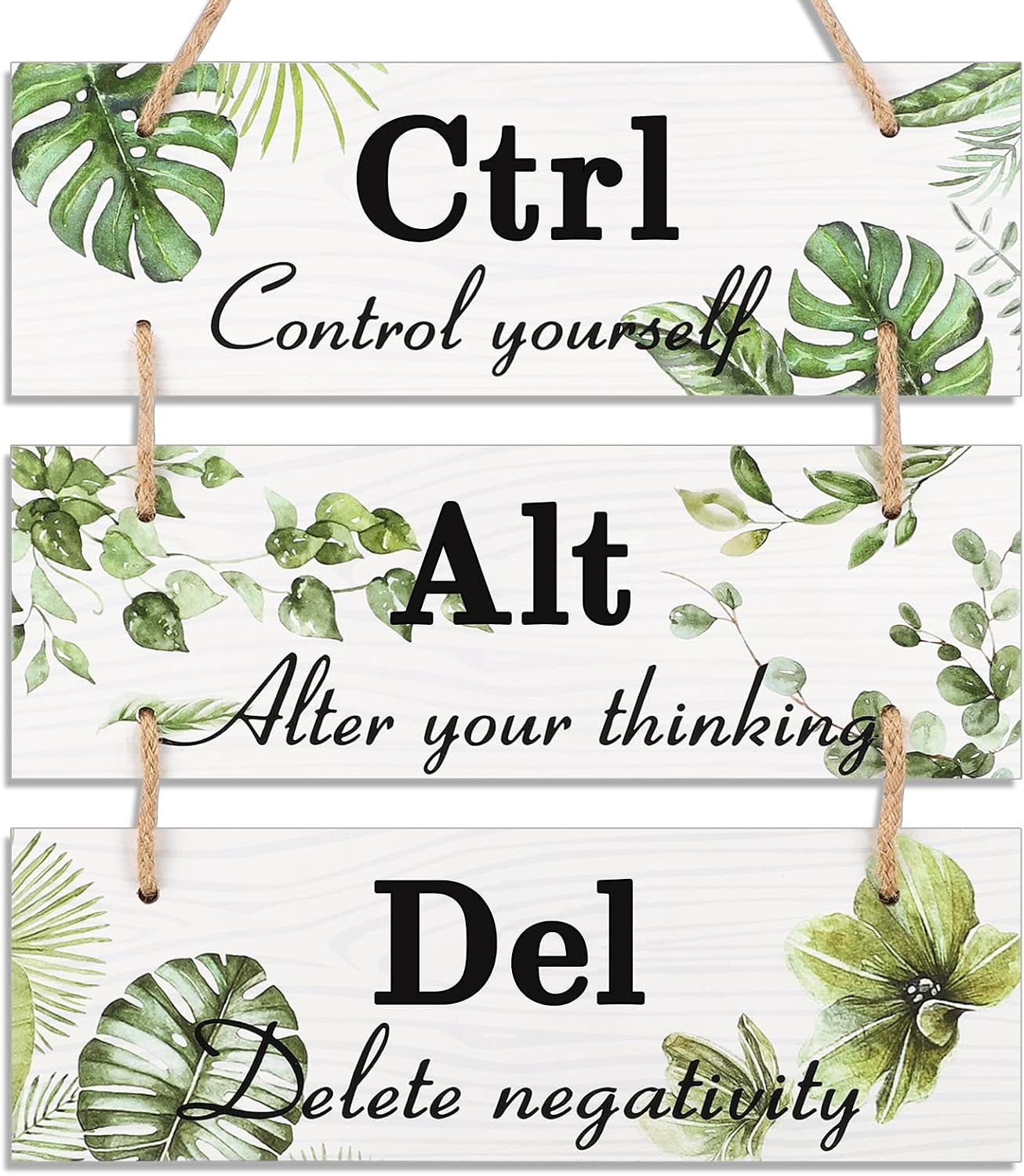 Amazon.com: QUEEN KING 3 Pieces Office Wall Decor, Office Inspirational ...