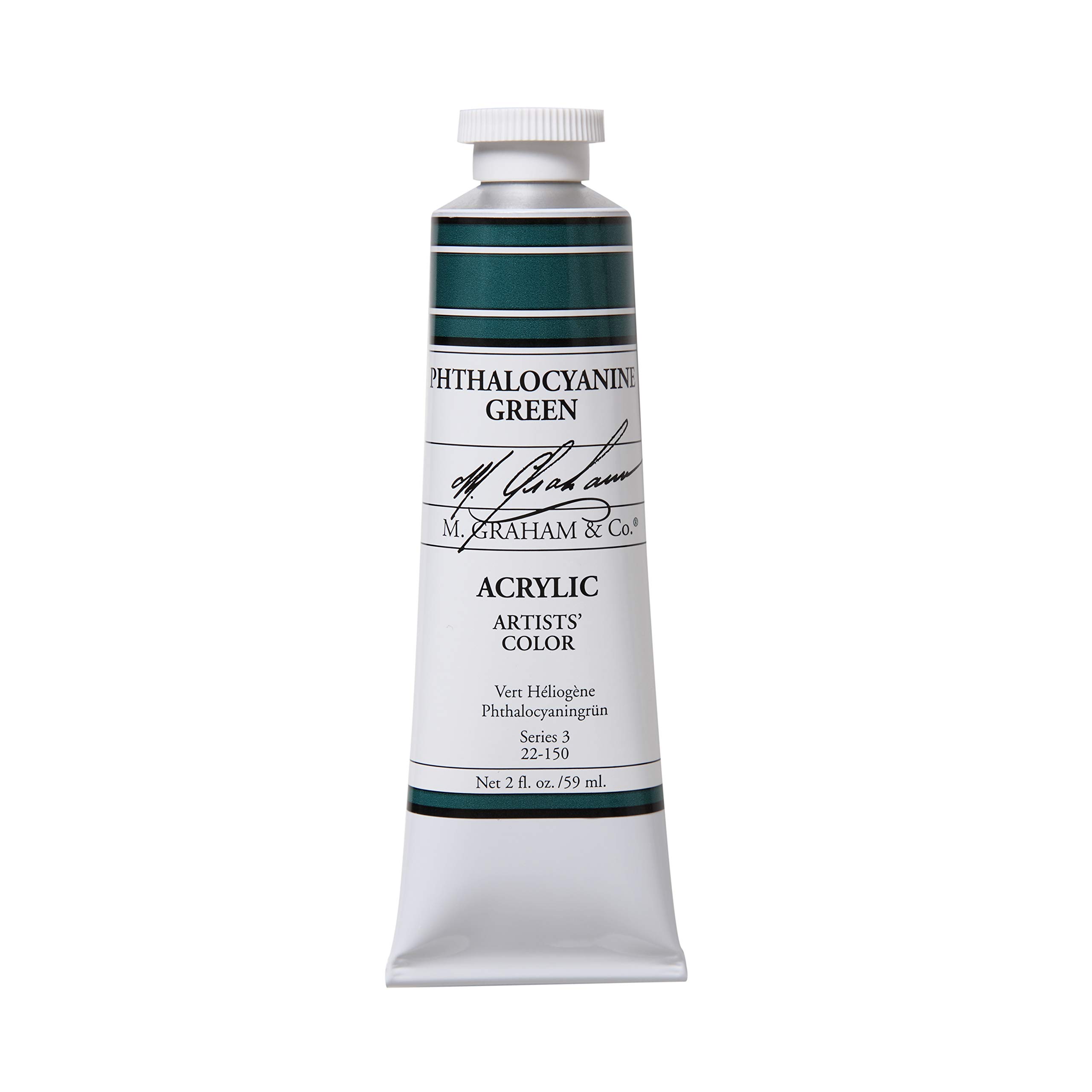 Amazon.com: M. Graham 2-Ounce Tube Acrylic Paint, Phthalocyanine Green