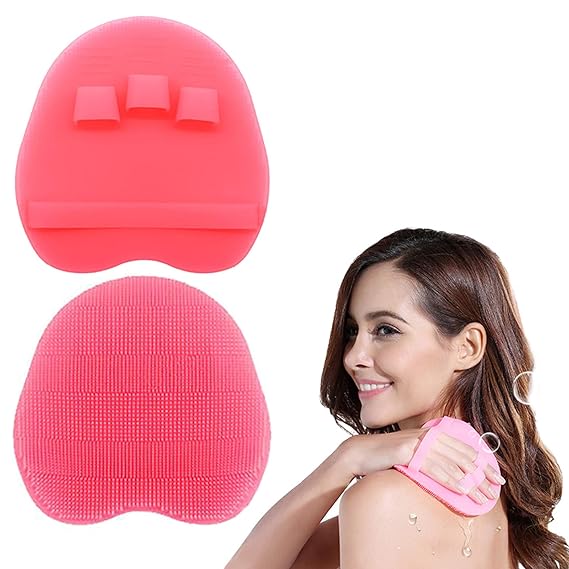 Amazon.com : 1 Pack Soft Silicone Body Scrubber Food-grade Exfoliating ...