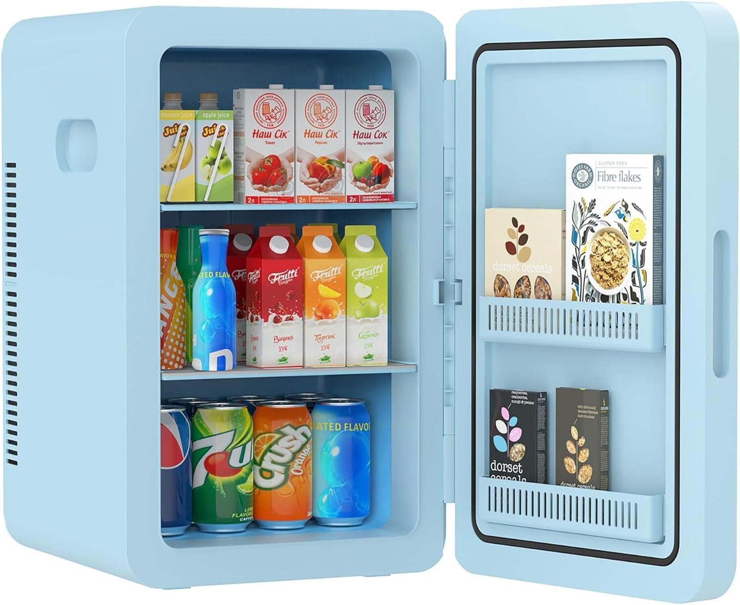 Cobuy Personal Mini Fridge Cooler, Portable Small Fridge Cooler and ...