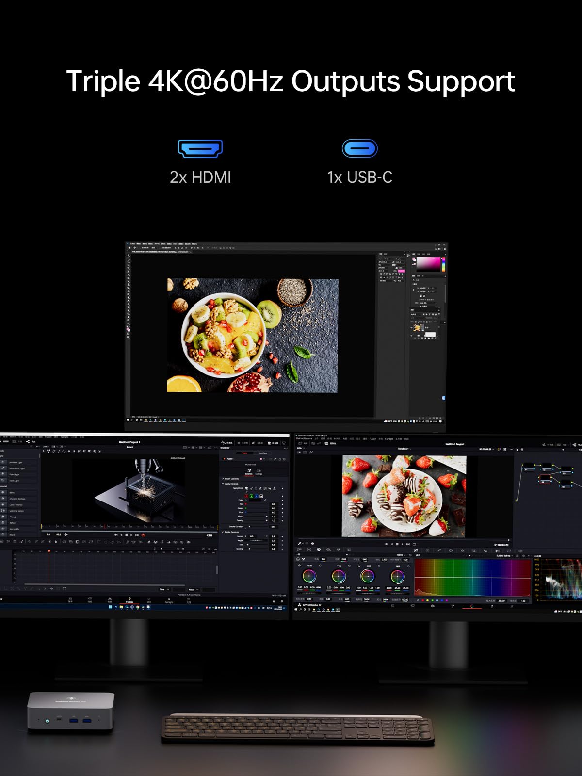 Snapklik.com : MINISFORUM Venus Series UN300 Mini PC Core i3-N300