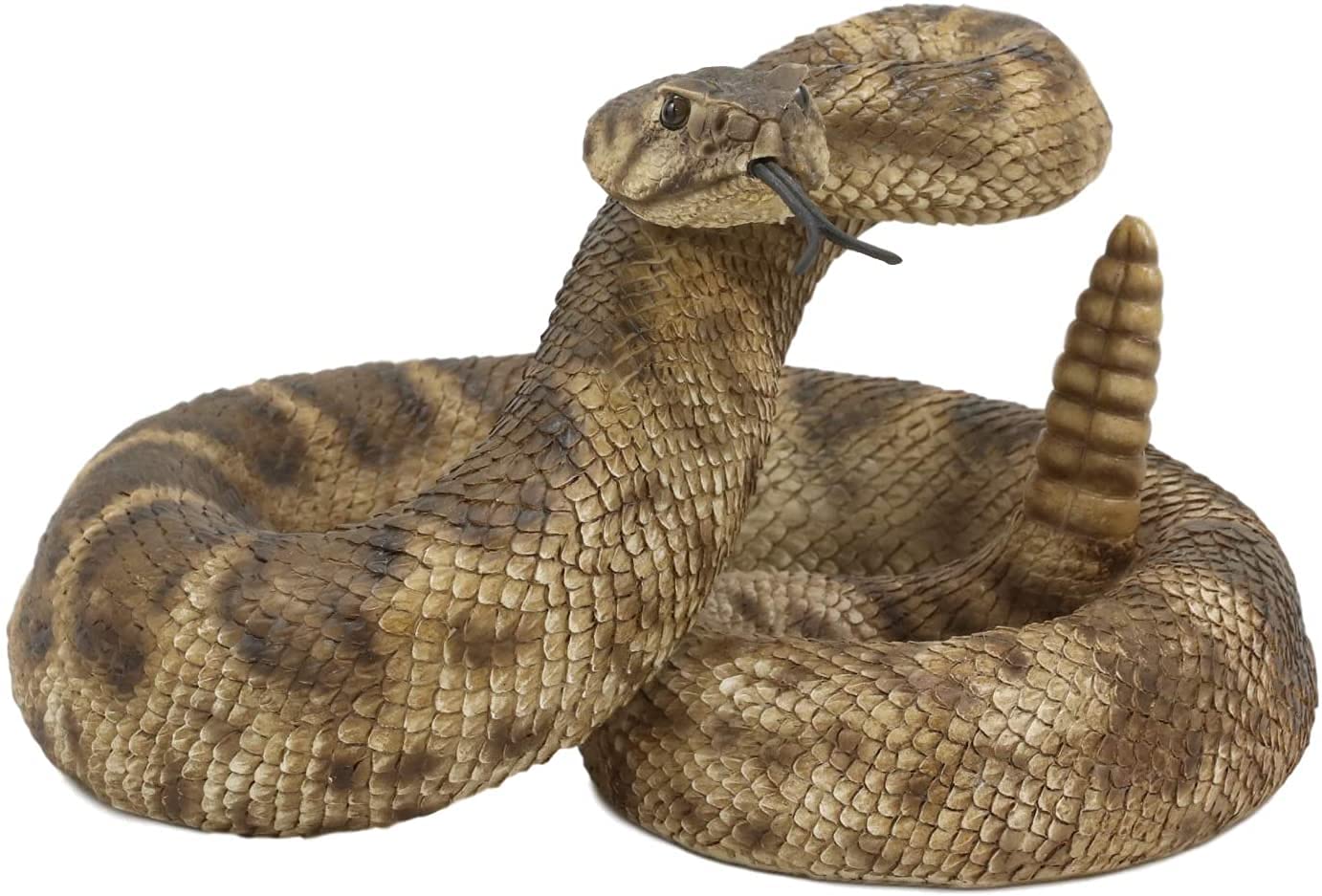 Buy Ebros Ultra Realistic Ferocious Attacking Diamondback Rattlesnake ...