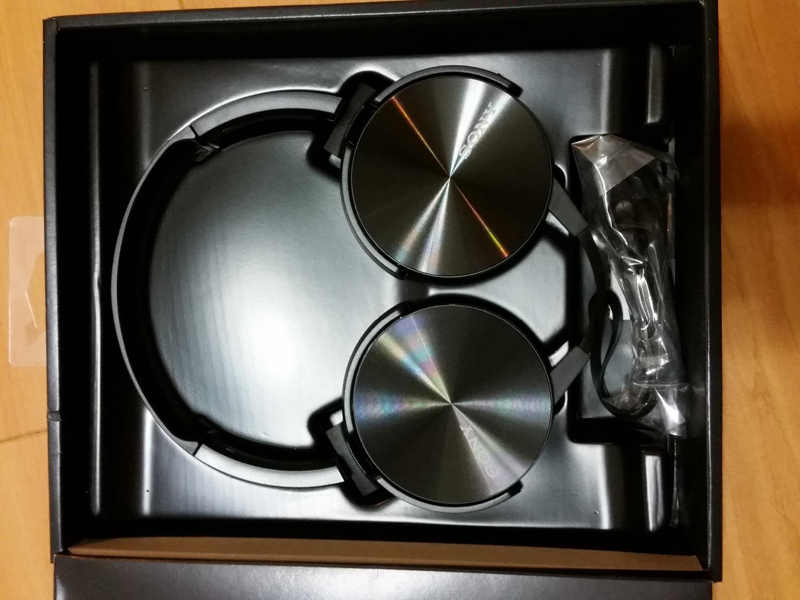 Amazon.co.jp: ソニー SONY ヘッドホン MDR-XB450 : 密閉型 折りたたみ式 ブラック MDR-XB450 B ...