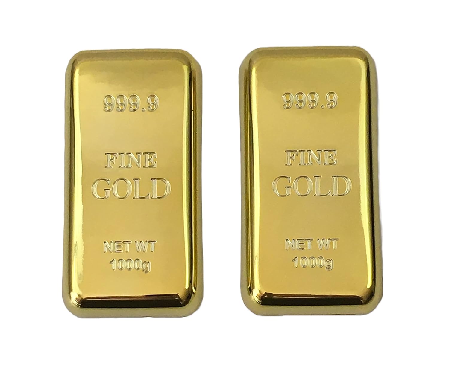Amazon.com: Gold Bar Paper Weight TWO Pack : Home & Kitchen