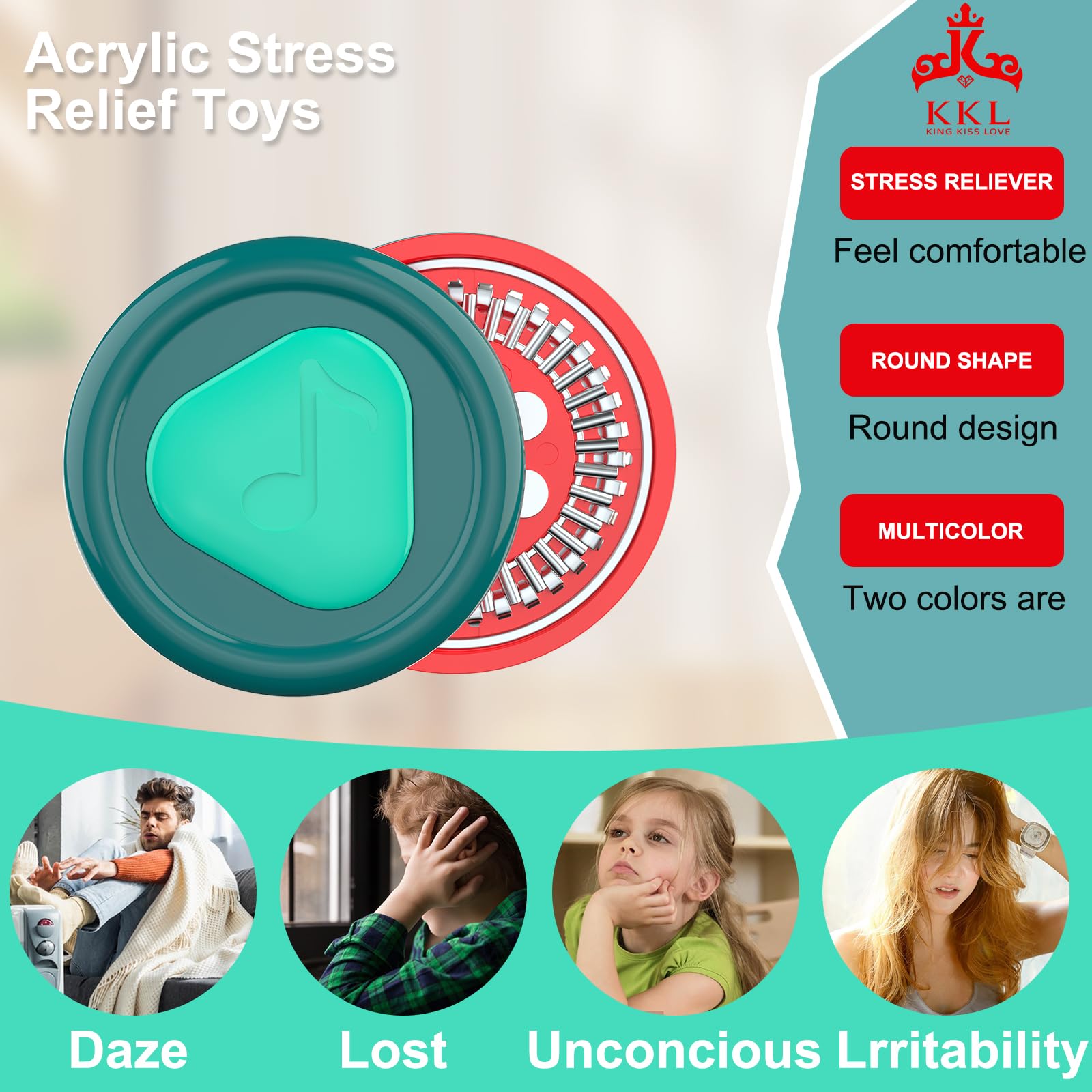 Snapklik.com : Fidget Slider Coin Toy Haptic Coin Blue Plastic Fidget ...