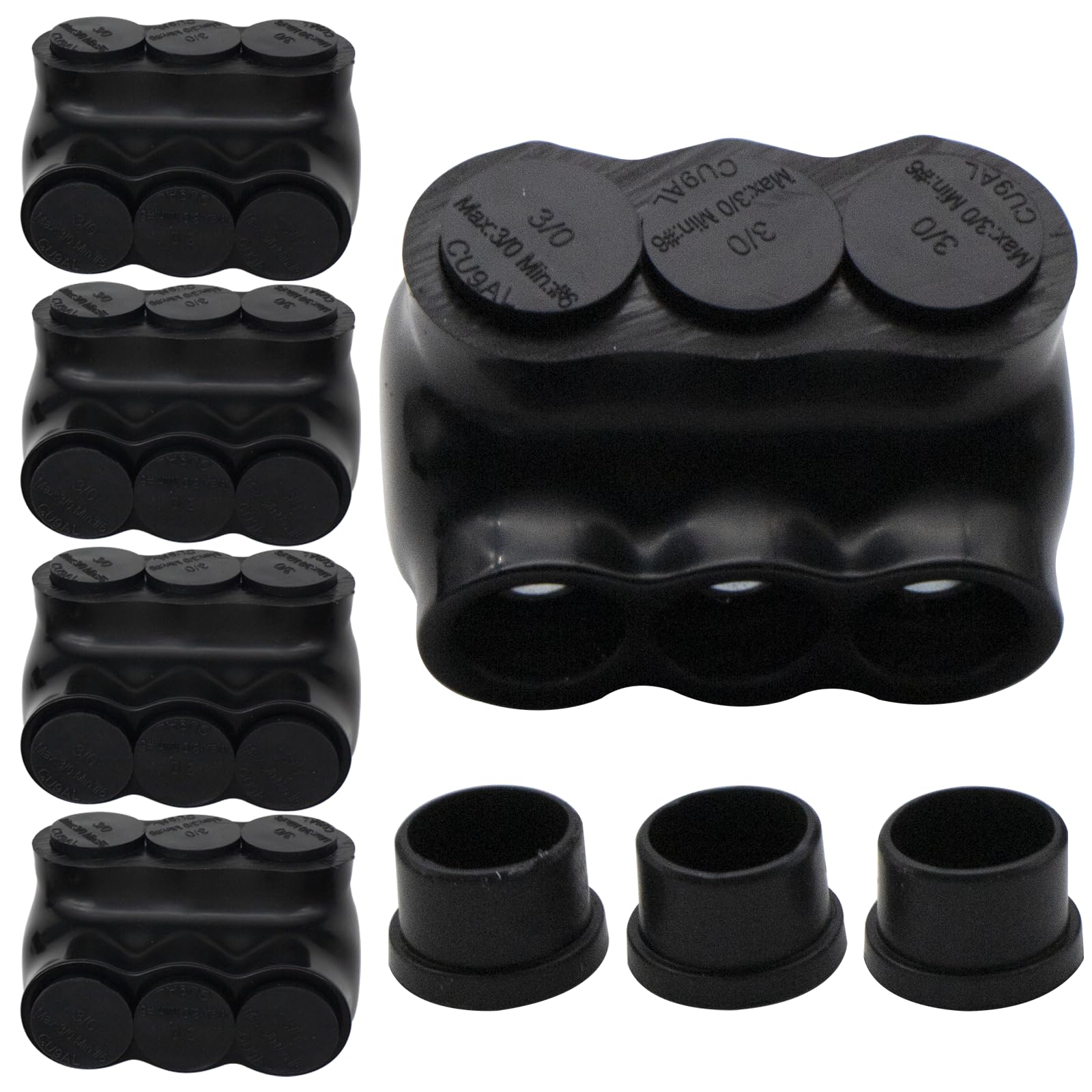 Snapklik.com : 3 Port Insulated Multi Tap Connectors, Wire Splice ...