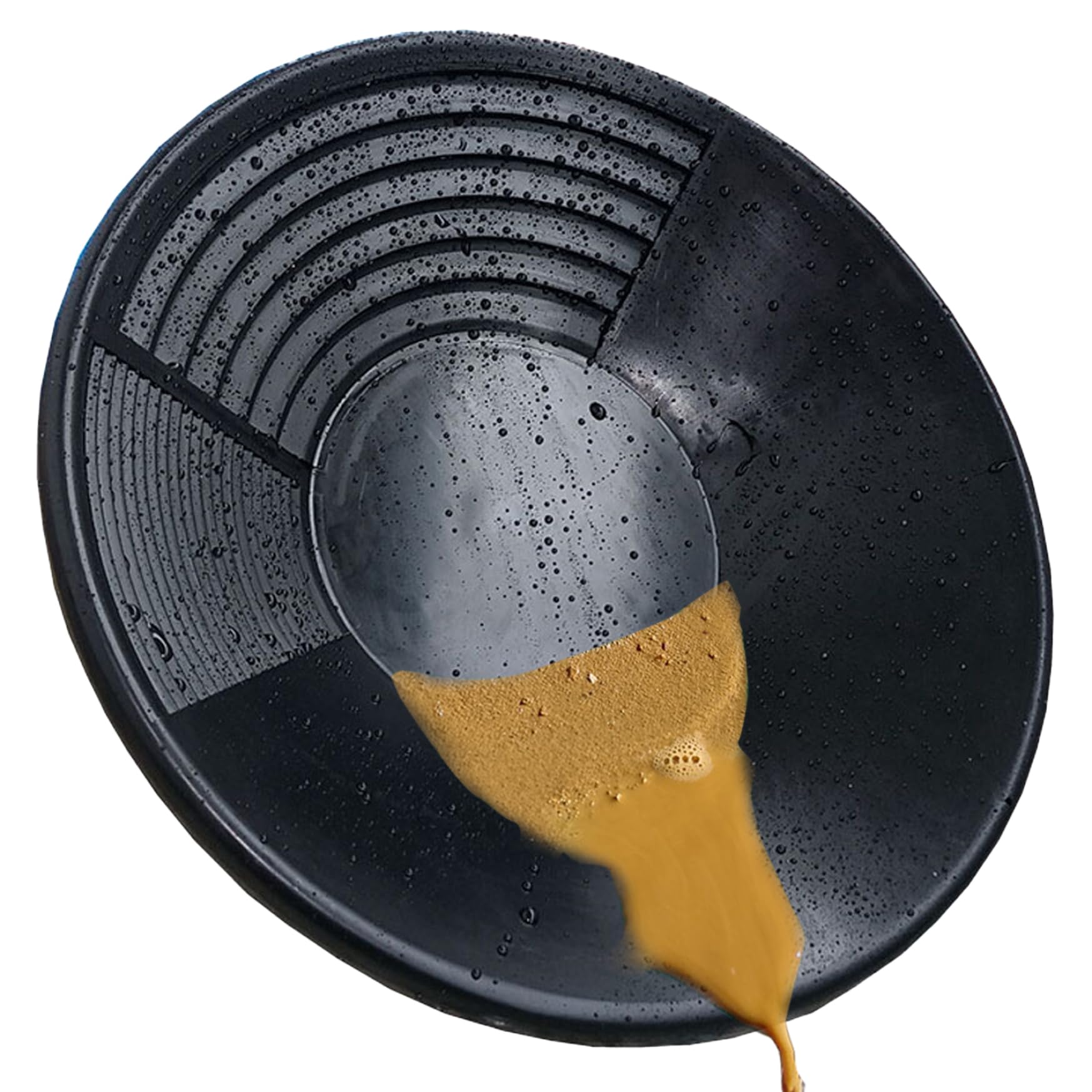 Accessories Gold Pan 15 Inch Gold Mining Pan, Gold Panning Kit 3 ...