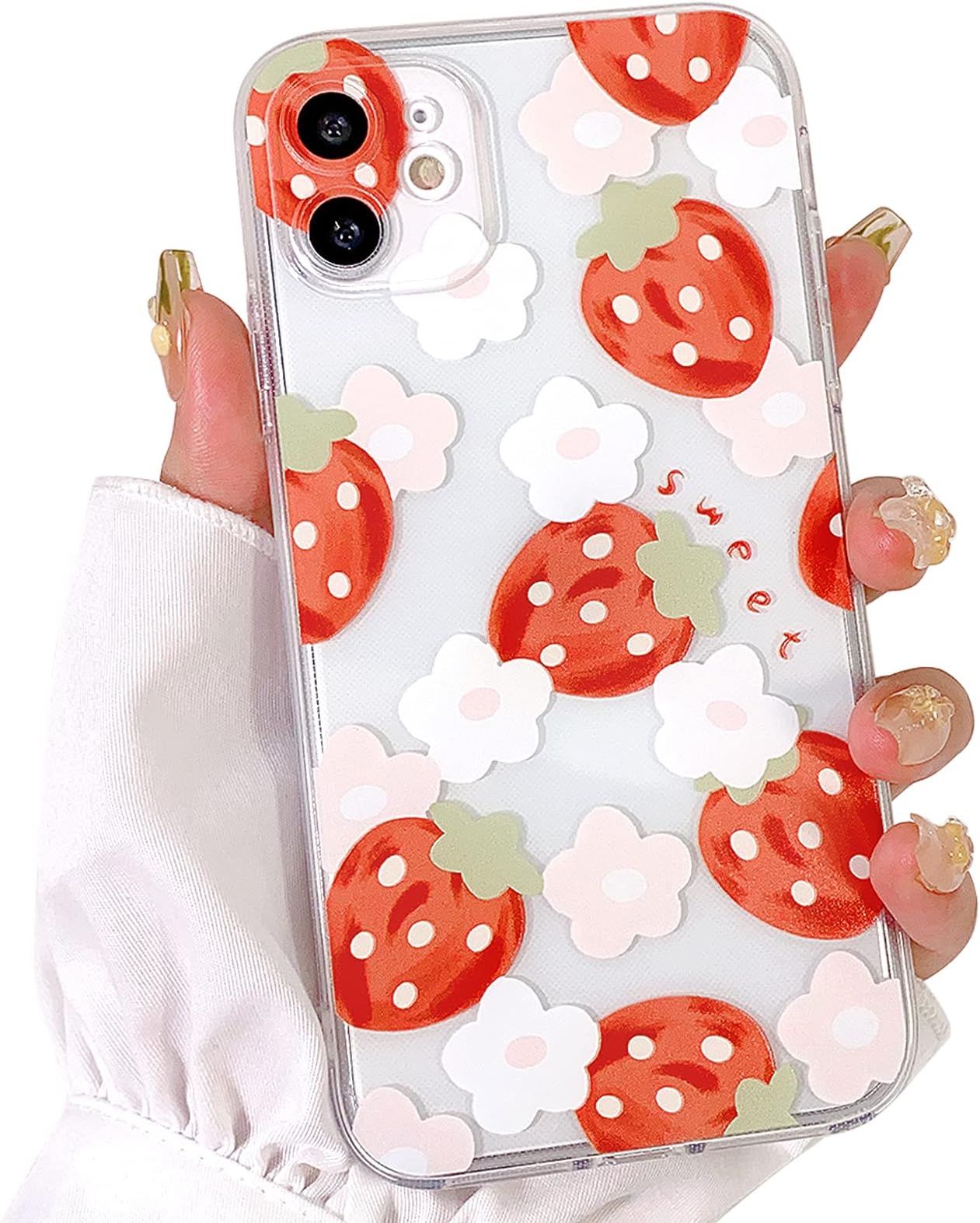 Amazon.com: Lovmooful Compatible for iPhone 11 Case Cute Clear Oil ...