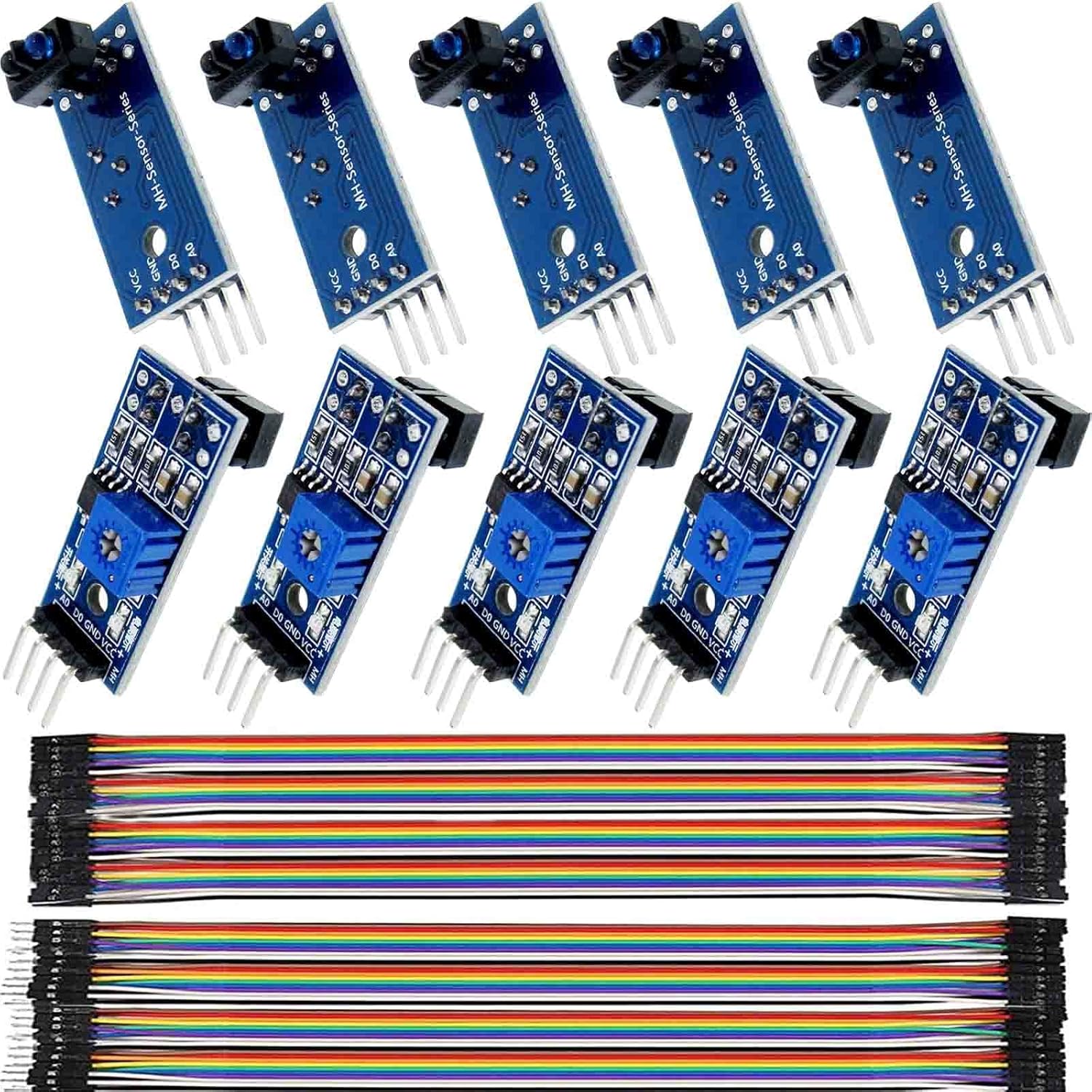 TCRT5000 Infrared Reflective Sensor, IR Photoelectric Switch Barrier ...