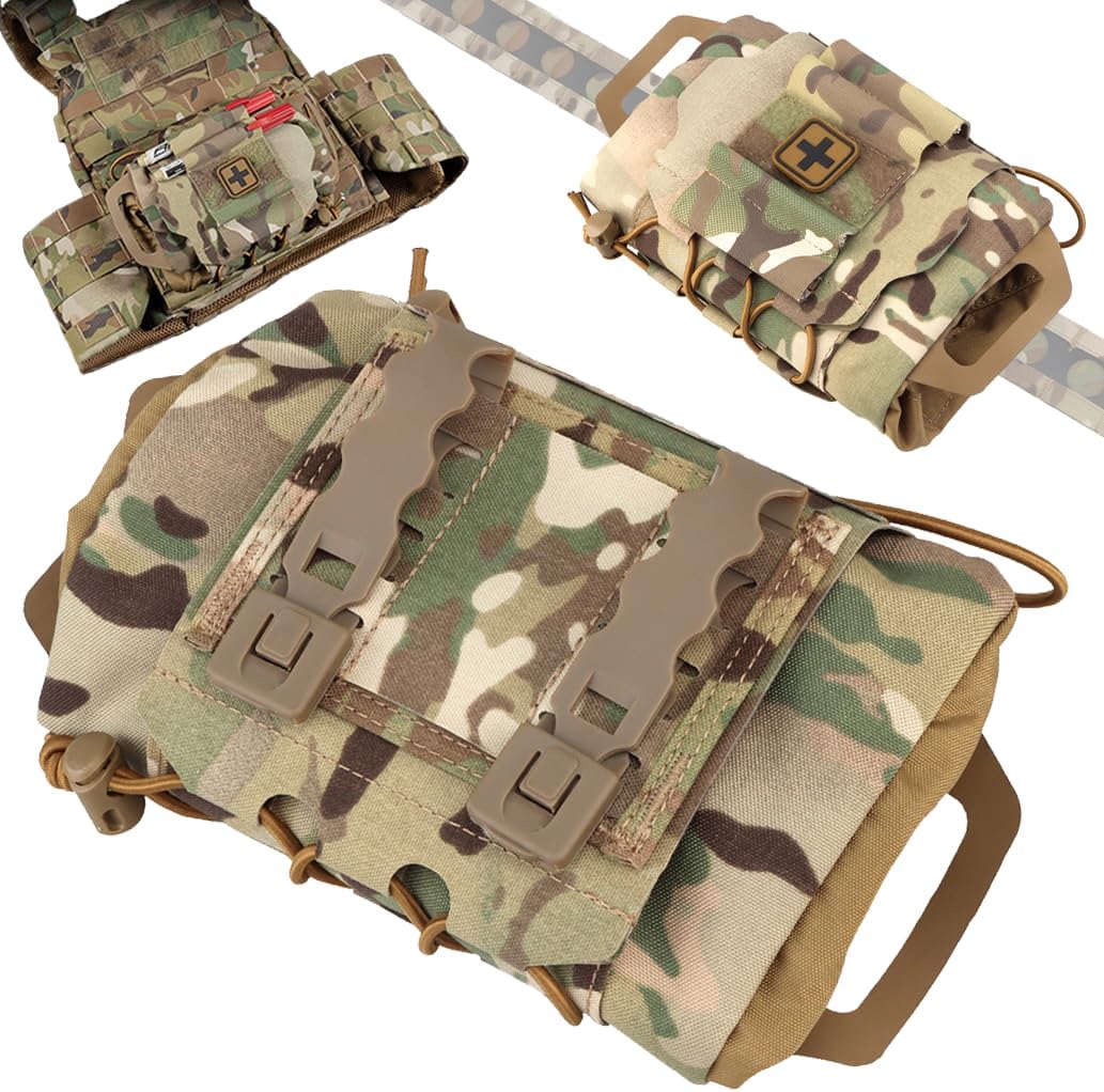 Amazon.com : Tactical EMT IFAK Medical Emergency First Aid Kits Molle ...