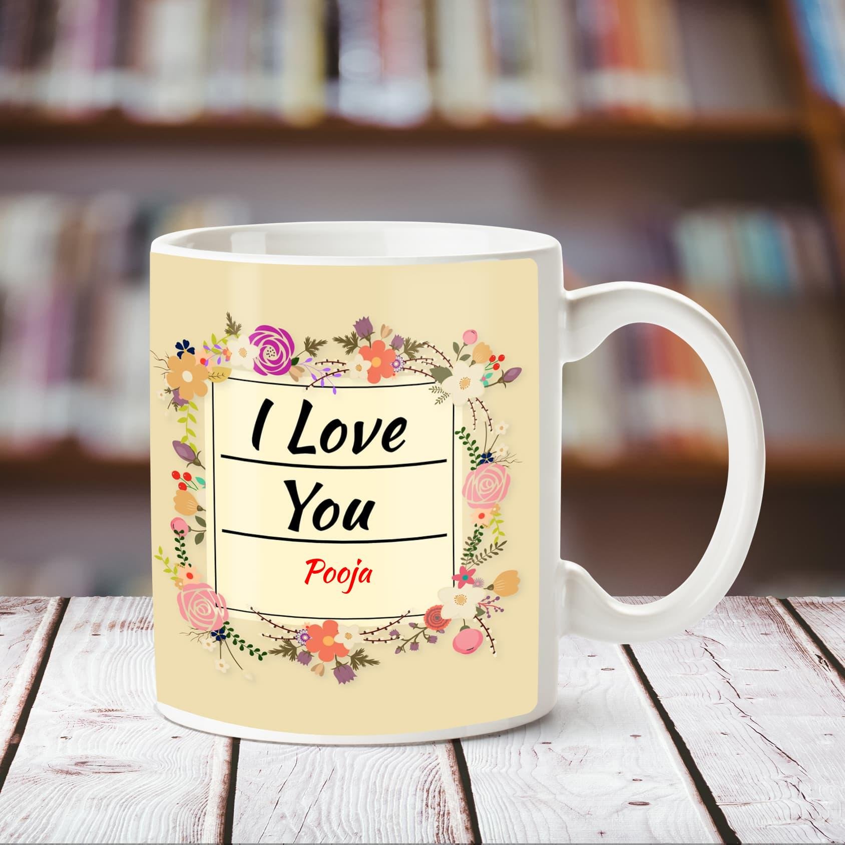 I Love You Pooja Logo
