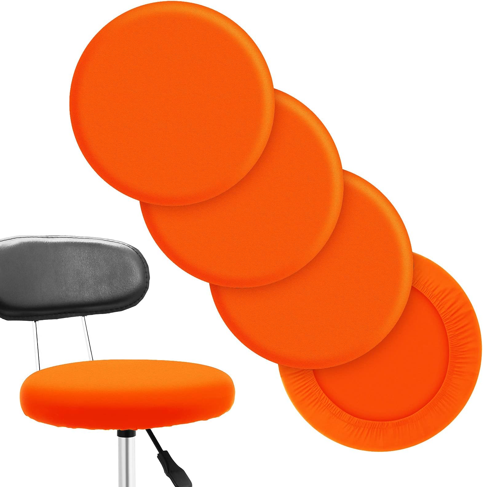 Amazon.com: Bifaunvogel Padded Round Bar Stool Covers Cushion with ...
