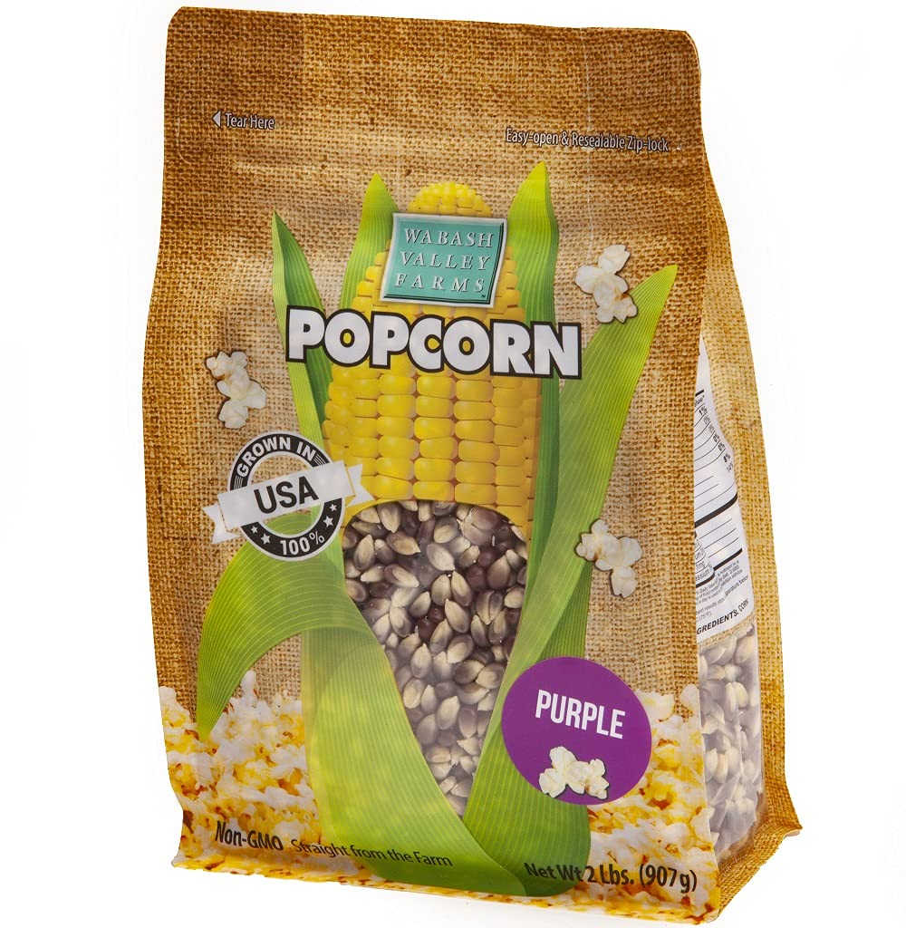 Amazon.com: Wabash Valley Farms Popcorn Kernels - Purple - 2 lb