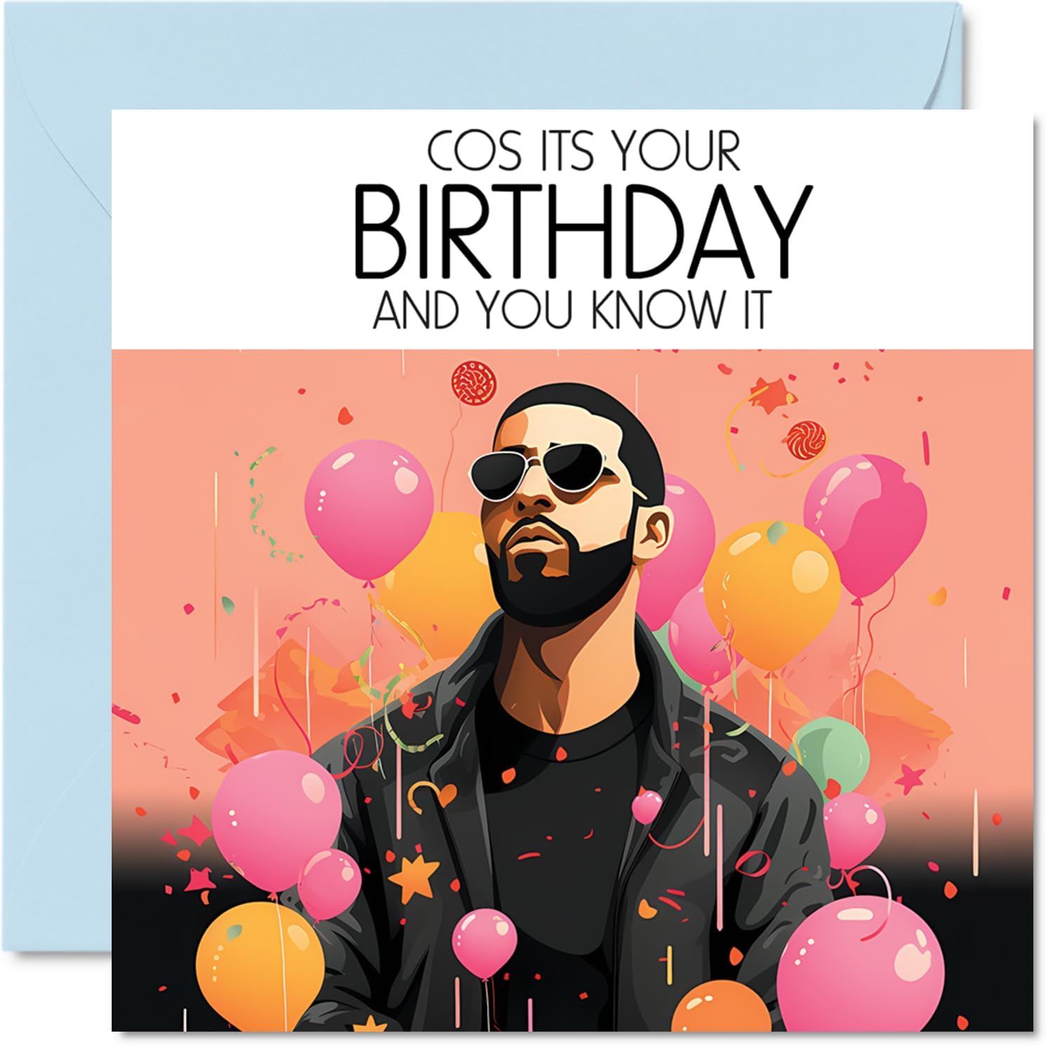 Amazon.com : Funny Birthday Cards for Women - Cos It's Your Birthday ...