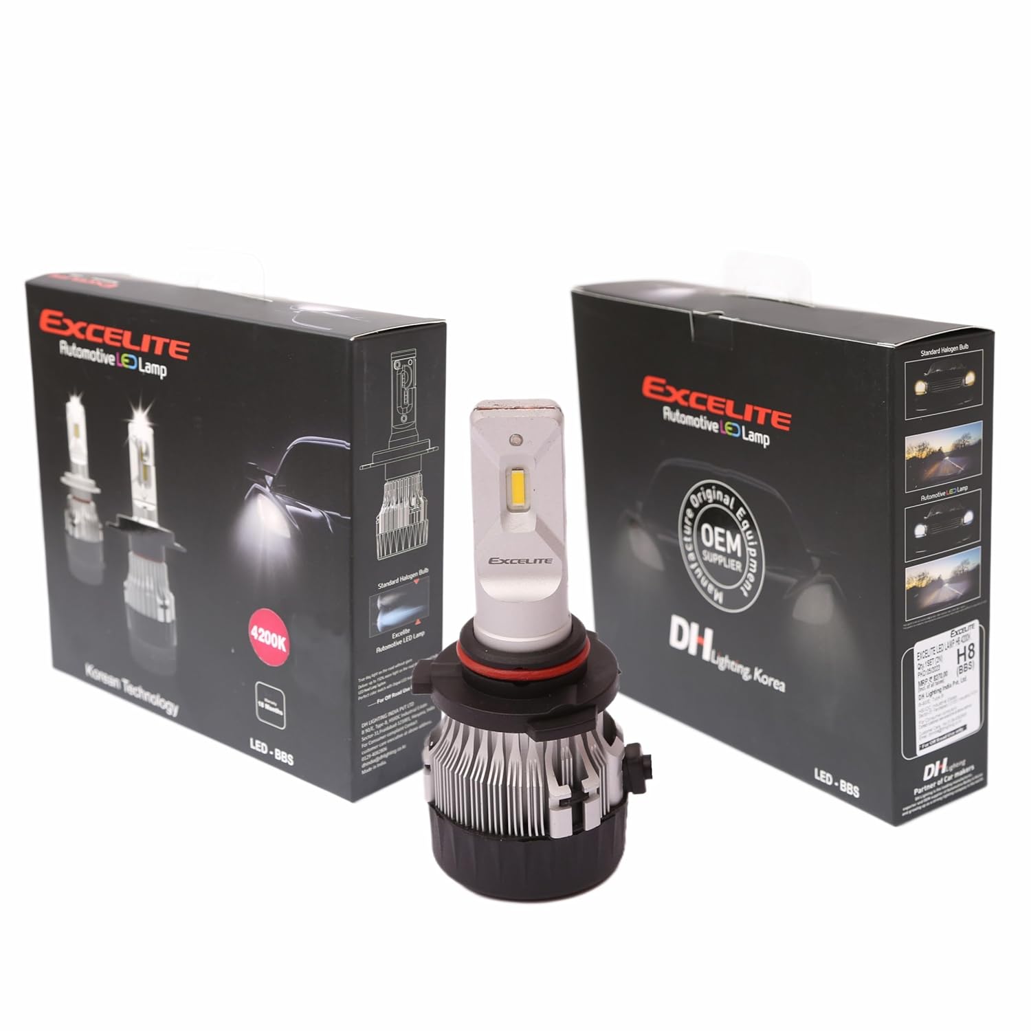 EXCELITE LED LAMP HB3/HB4 6000K (BBS) : Amazon.in: Car & Motorbike