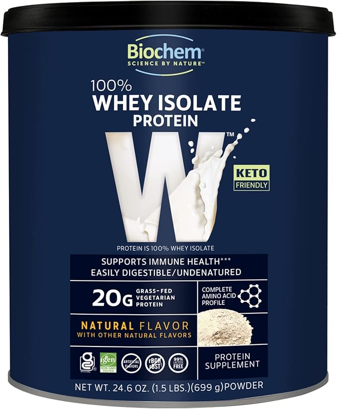 Amazon.com: Biochem, Whey Protein Powder, 20g of Protein to Support ...