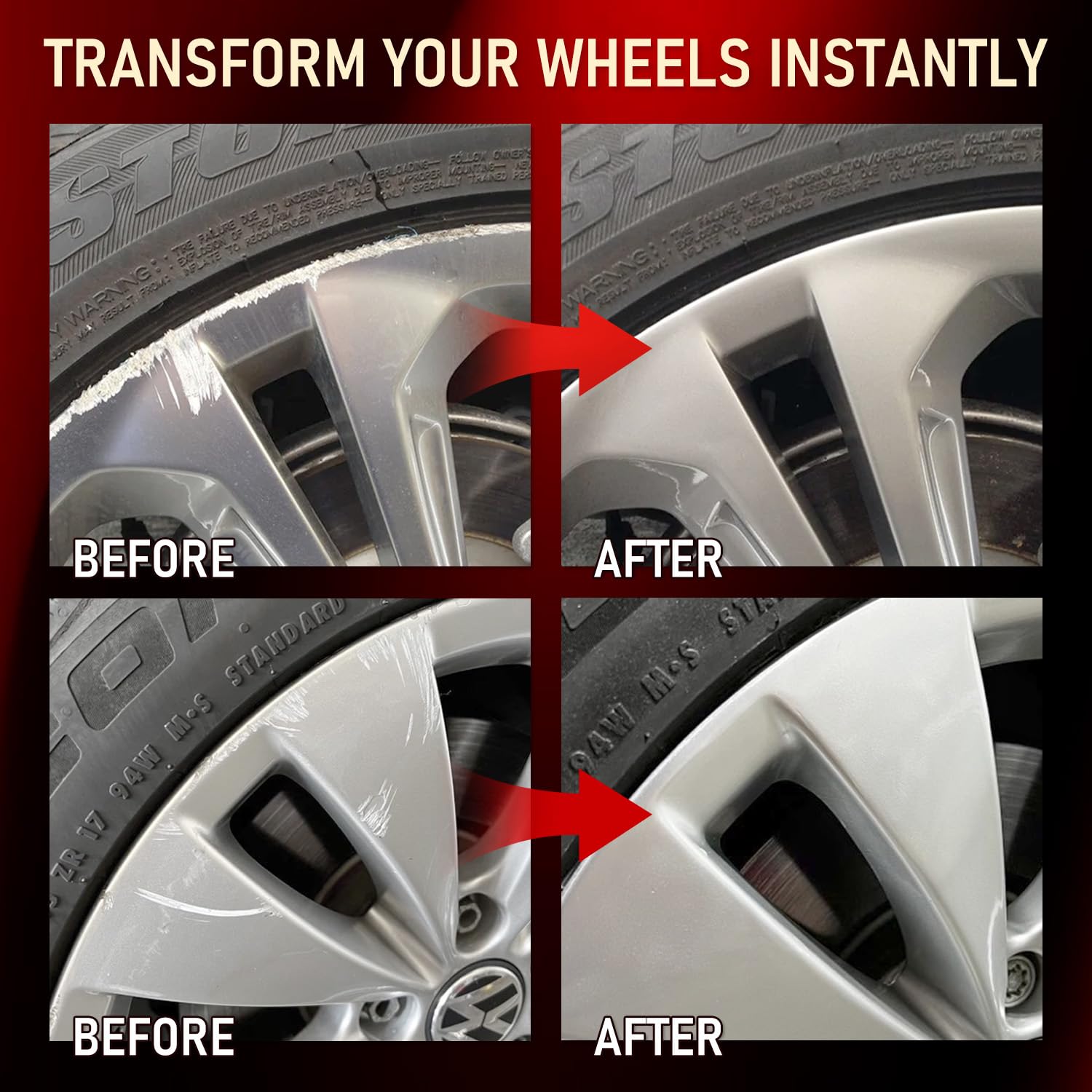 Snapklik.com : Wheel Scratch Repair Kit