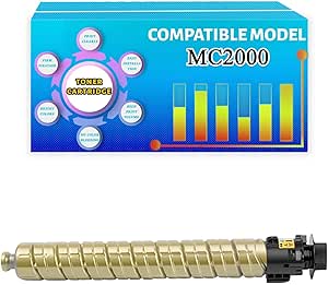 Amazon.com: GPALNV High Yield Compatible for Ricoh MC2000 MC2001 Printer, with Chip MC2000K C M ...
