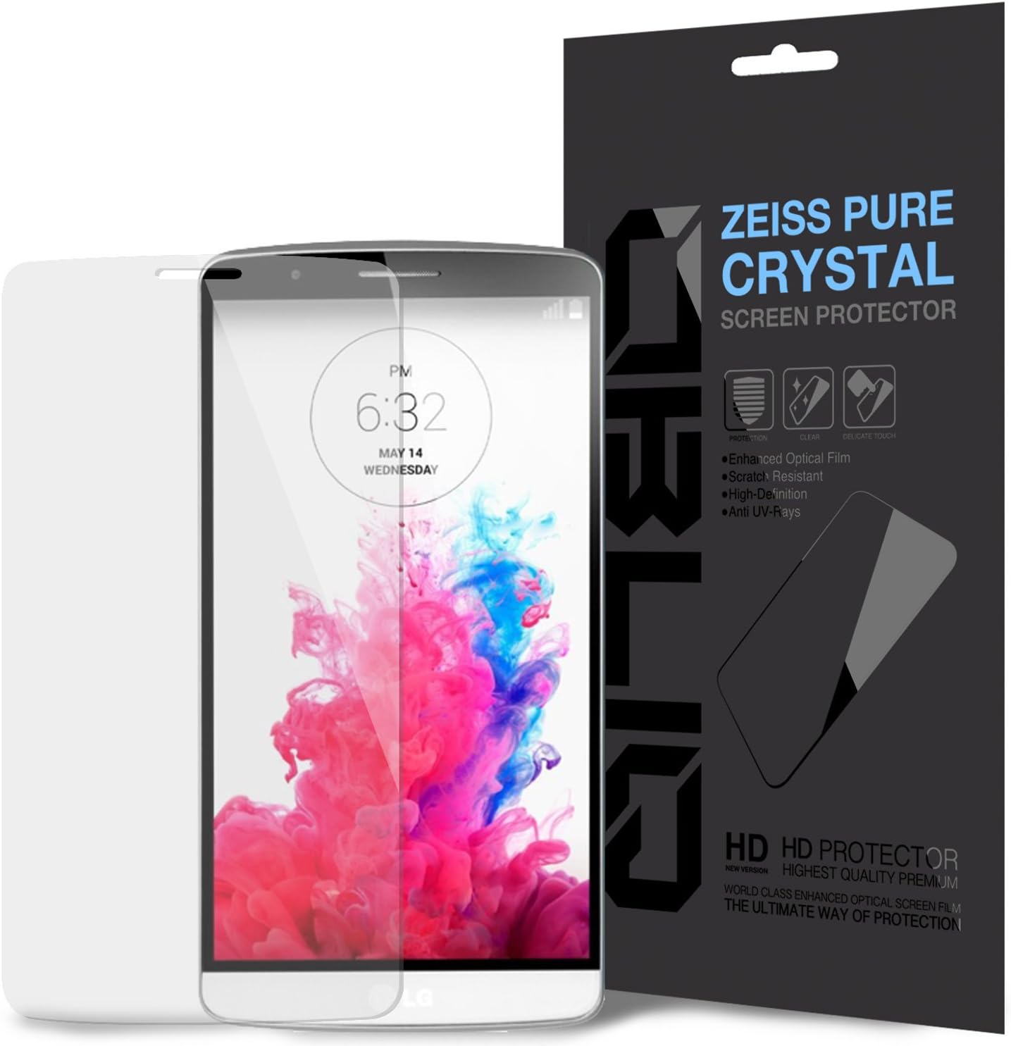 Amazon.com: LG G3 Screen Protector, Obliq [HD Clarity w/ LG G3 Screen ...