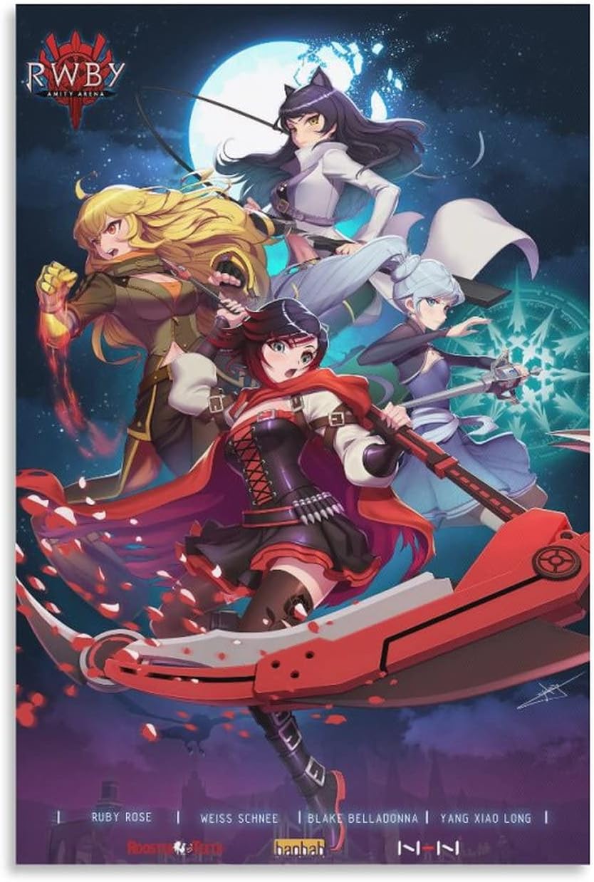 Amazon.com: RWBY Anime Posters Game Cool Posters Anime Girls Posters ...