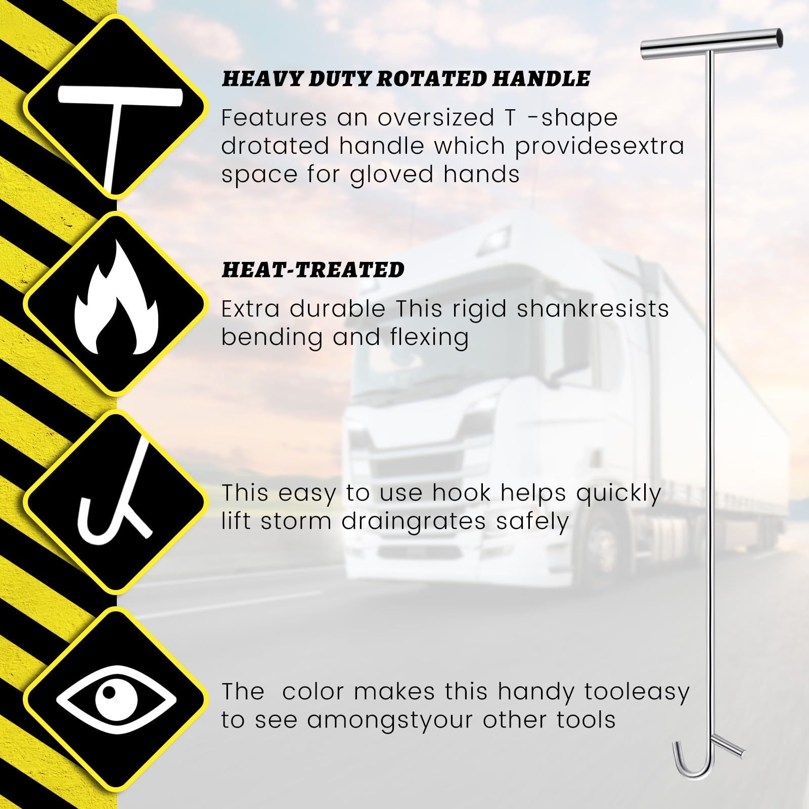 4 Pack 31" 5th Wheel Pin Puller Solid Steel Chrome Plated Fifth Wheel ...