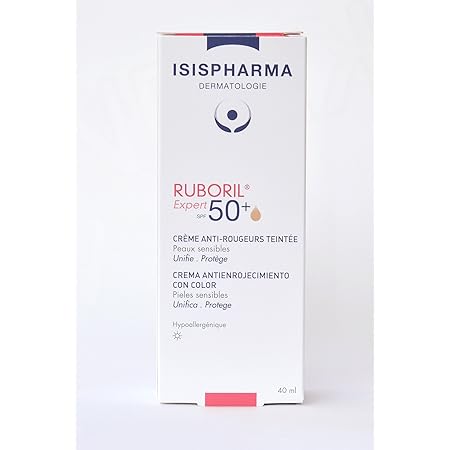 Amazon.com: Isis Pharma Ruboril Expert Spf 50 Anti Redness Cream 40Ml ...