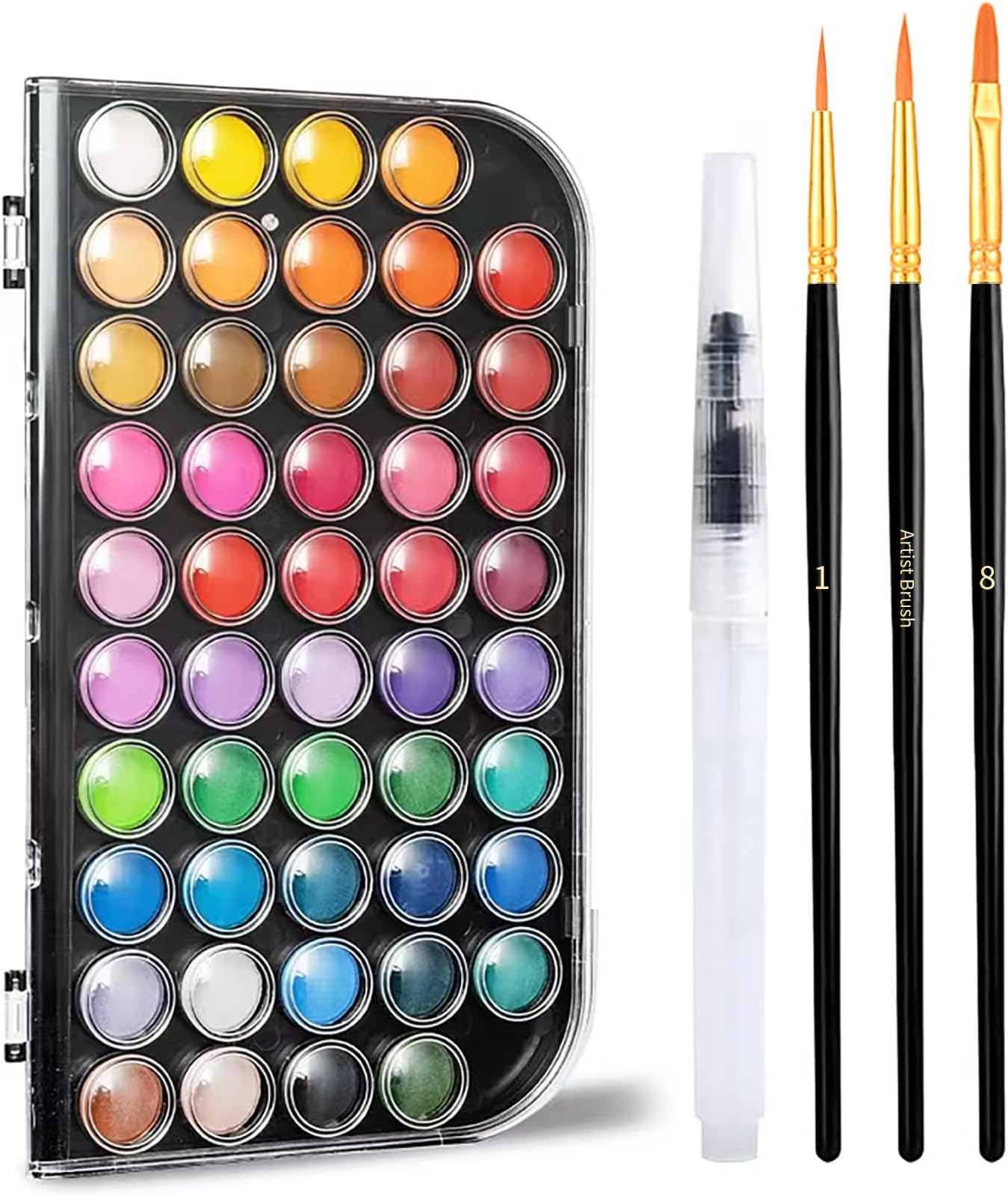 Amazon.com: 36 Pack Watercolor Pan Set, Smart Color Art Watercolor ...