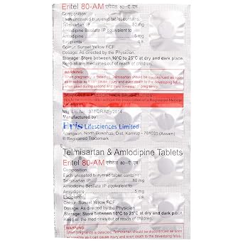 Eritel 80-AM - Strip of 15 Tablets : Amazon.in: Health & Personal Care