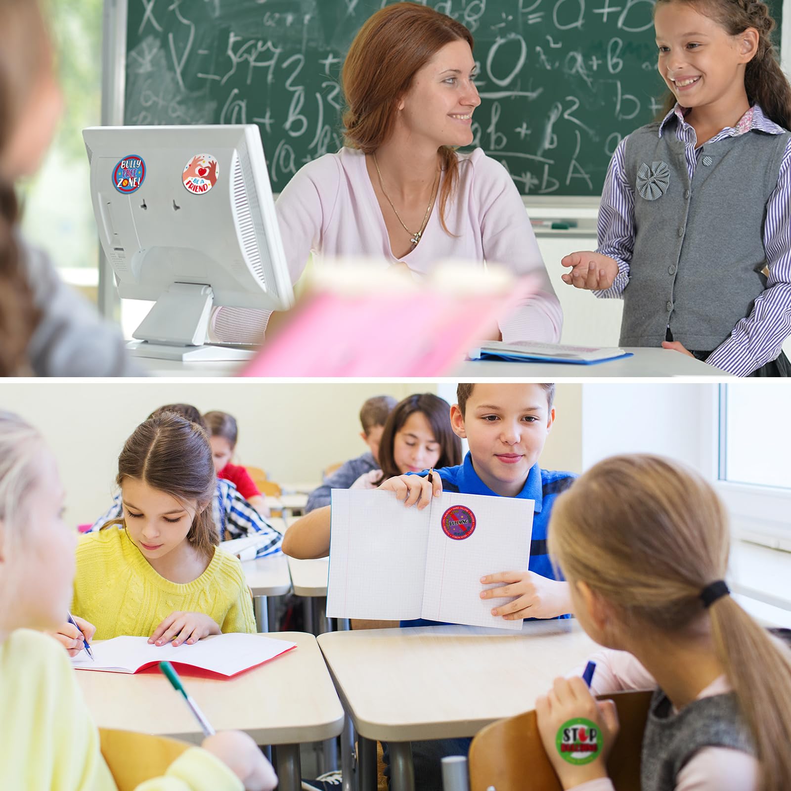 Snapklik.com : 1000 Pcs Round Anti Bullying Stickers Anti Bullying ...