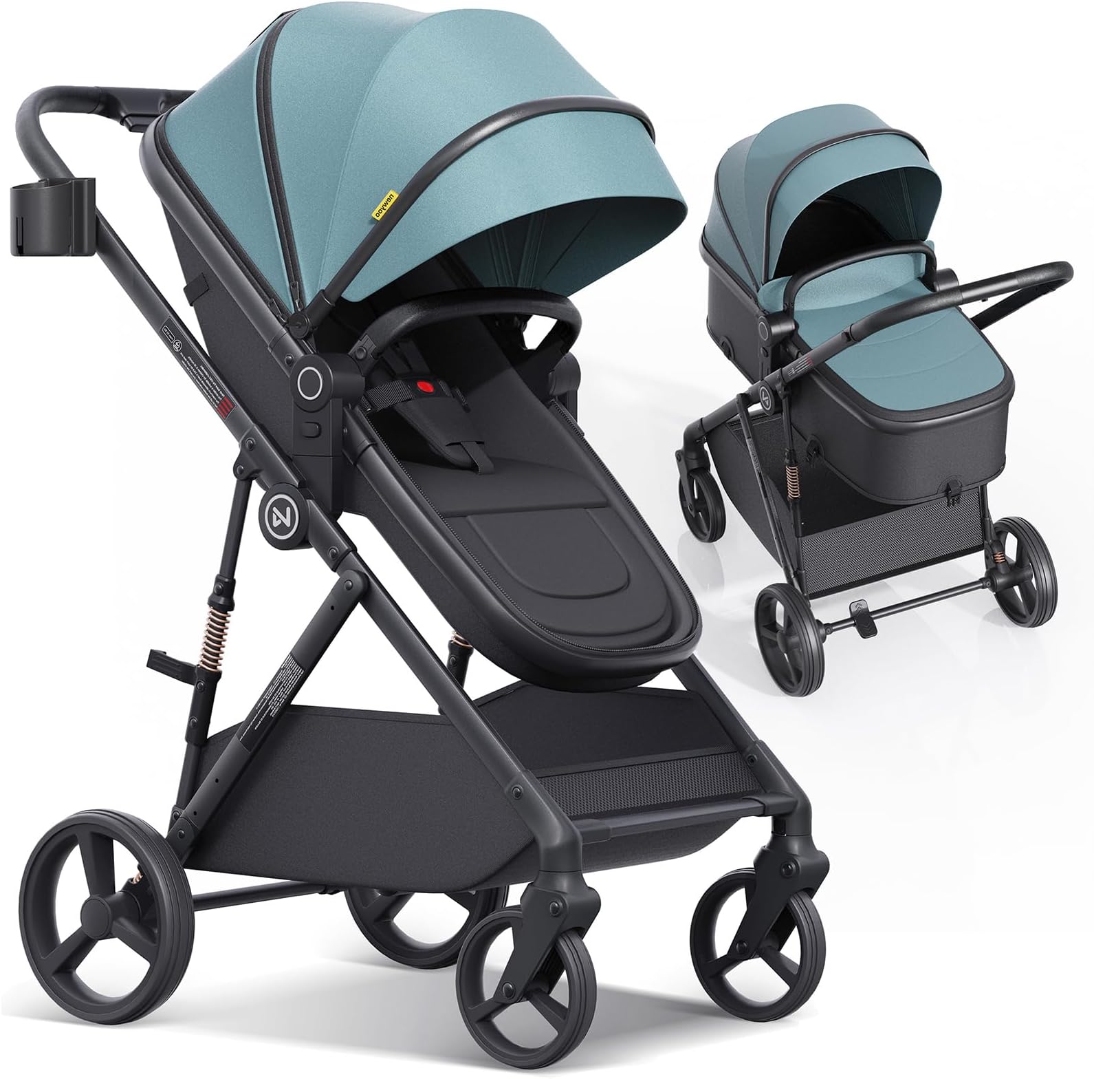 Amazon.com : newyoo Infant Stroller with Bassinet, Convertible Baby ...