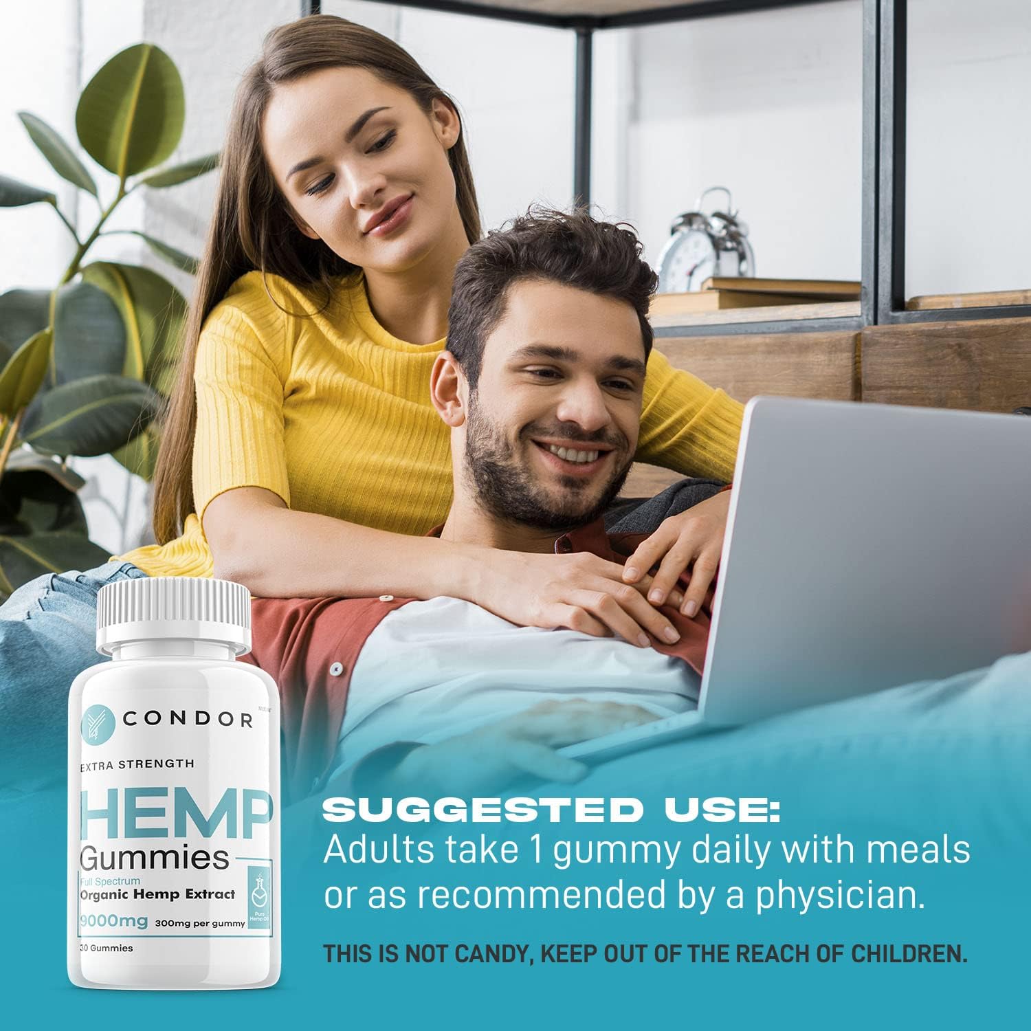 Paquete de 5 gomitas de cáñamo Cóndor Hemp Gummys Fórmula avanzada 2022 ...