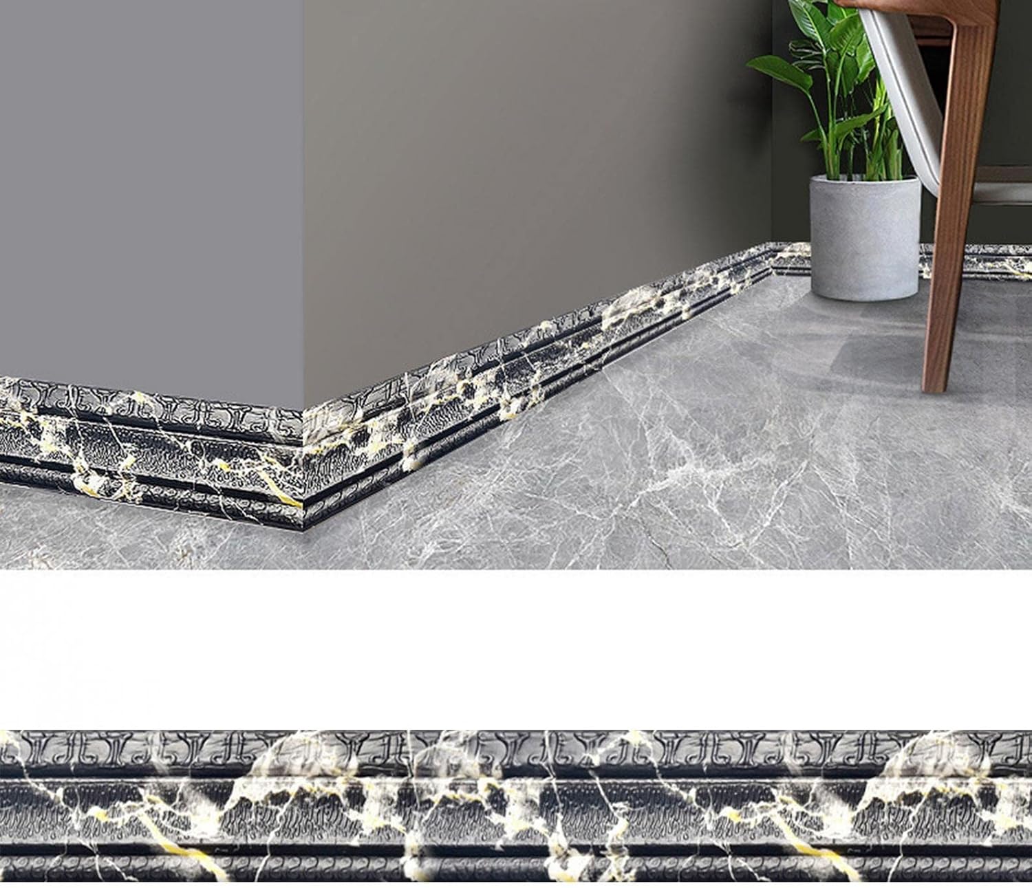 Amazon.com: SEPPR 90''x 3'' Self Adhesive Wallpaper Border Peel and ...