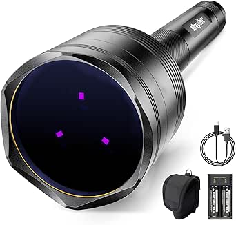 Morpilot 365nm Black Light UV Flashlight 30w, Professional Grade UV ...