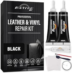 Amazon.com: MCTRHG Black Leather Seat Repair Kit for Cars, Auto Vinyl ...