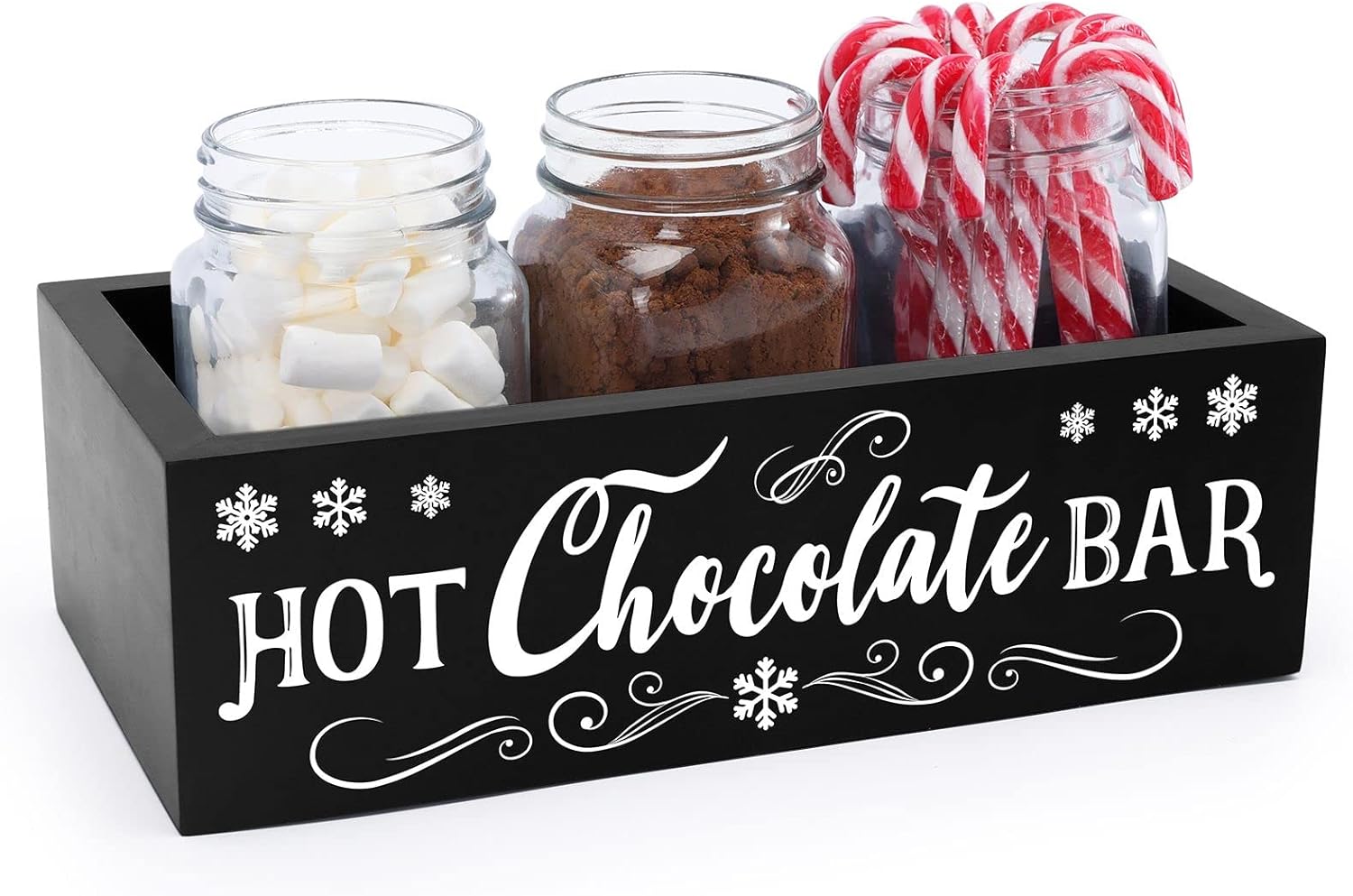 Amazon.com: Zingoetrie Hot Chocolate Bar Box Hot Cocoa Station Tray ...