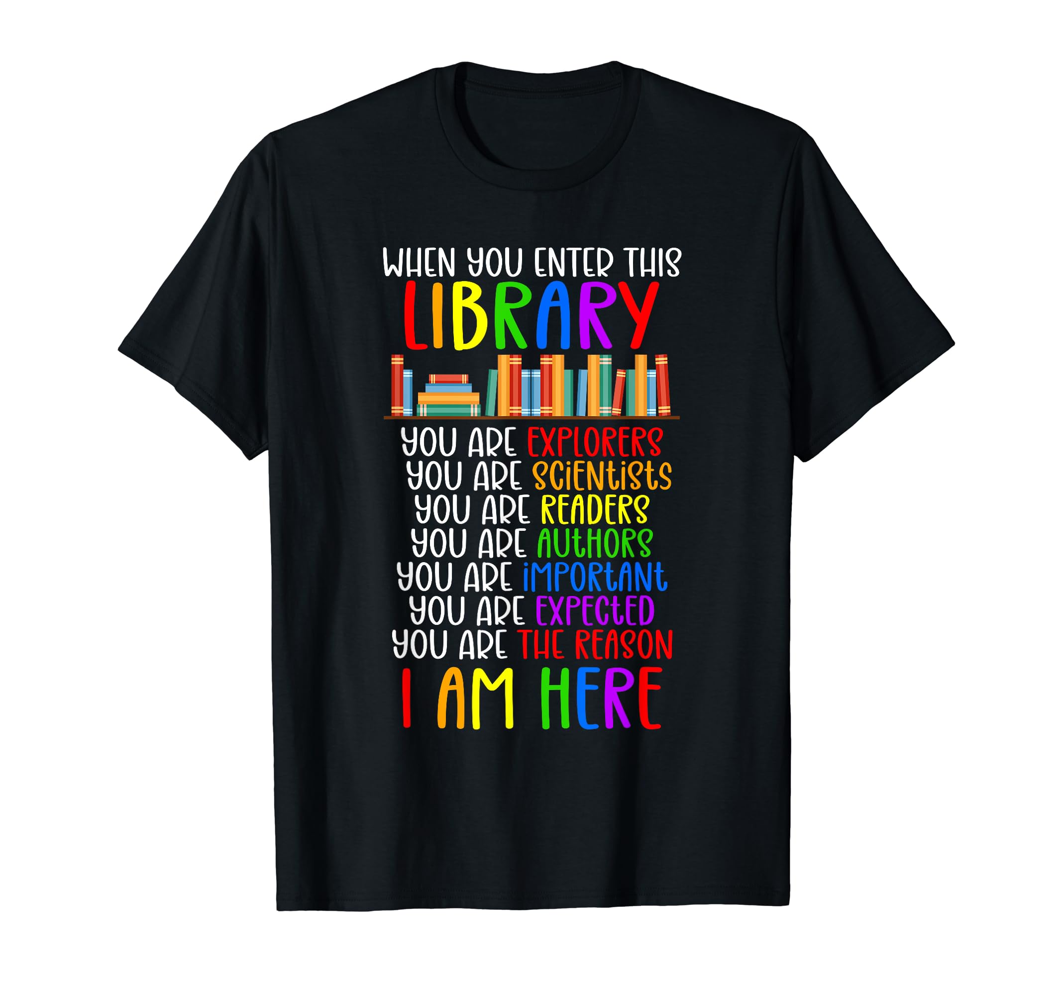 Amazon.com: School Librarian Library Worker Appreciation T-Shirt ...