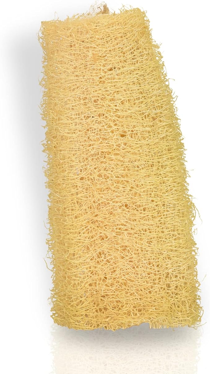 Amazon.com: Organic Loofah Sponge - Unbleached, 3 Pieces - Eco-Friendly ...
