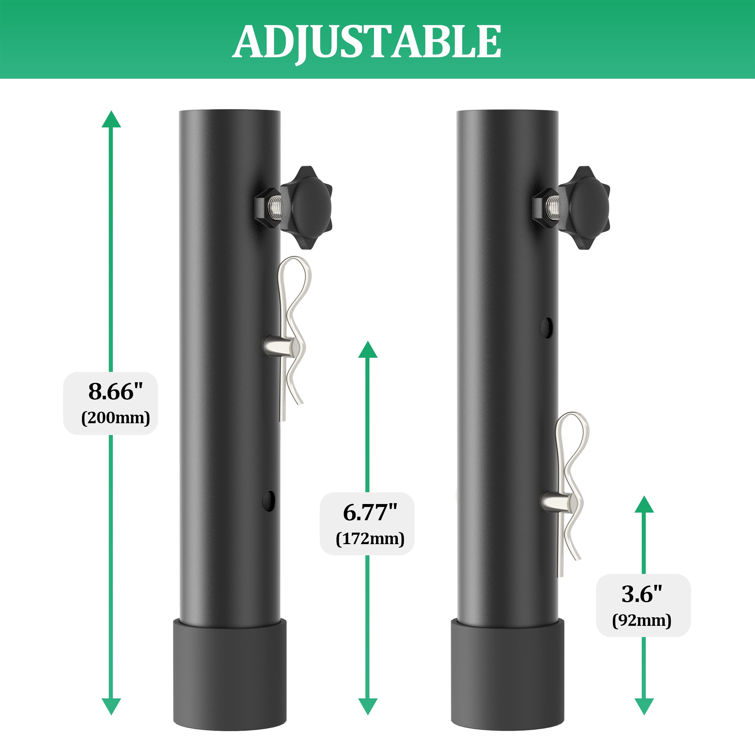 Herbert-fty 8-Pack Folding Table risers for Folding Tables Straight ...