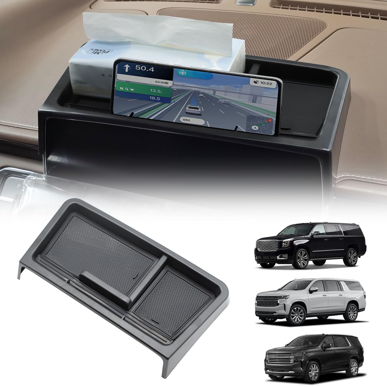 Amazon.com: for 2021-2024 GMC Yukon/Chevy Tahoe/Suburban Center Console ...